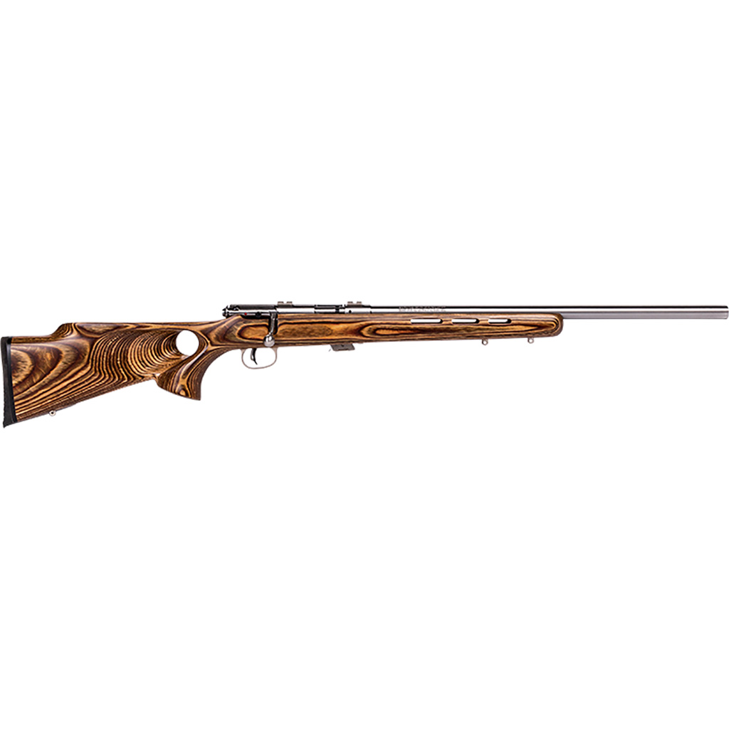 Savage Mark Ii Btvs Rifle 22 Lr Natural Brown Wood Laminate 21 In. Rh ...