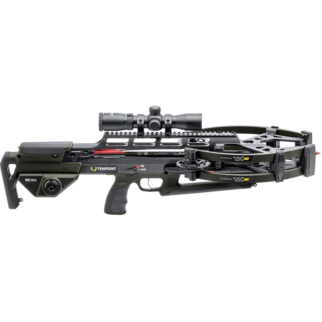 Tenpoint Tx 28 Crossbow Package Acuslide Maxx Rangemaster 100 Scope ...