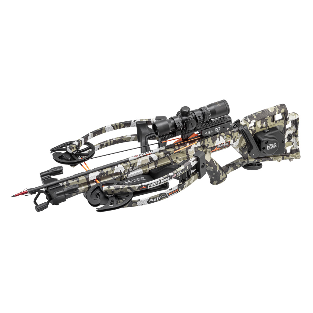 Wicked Ridge Fury 410 De-cock Crossbow Package Acudraw Peak Xt - Other ...