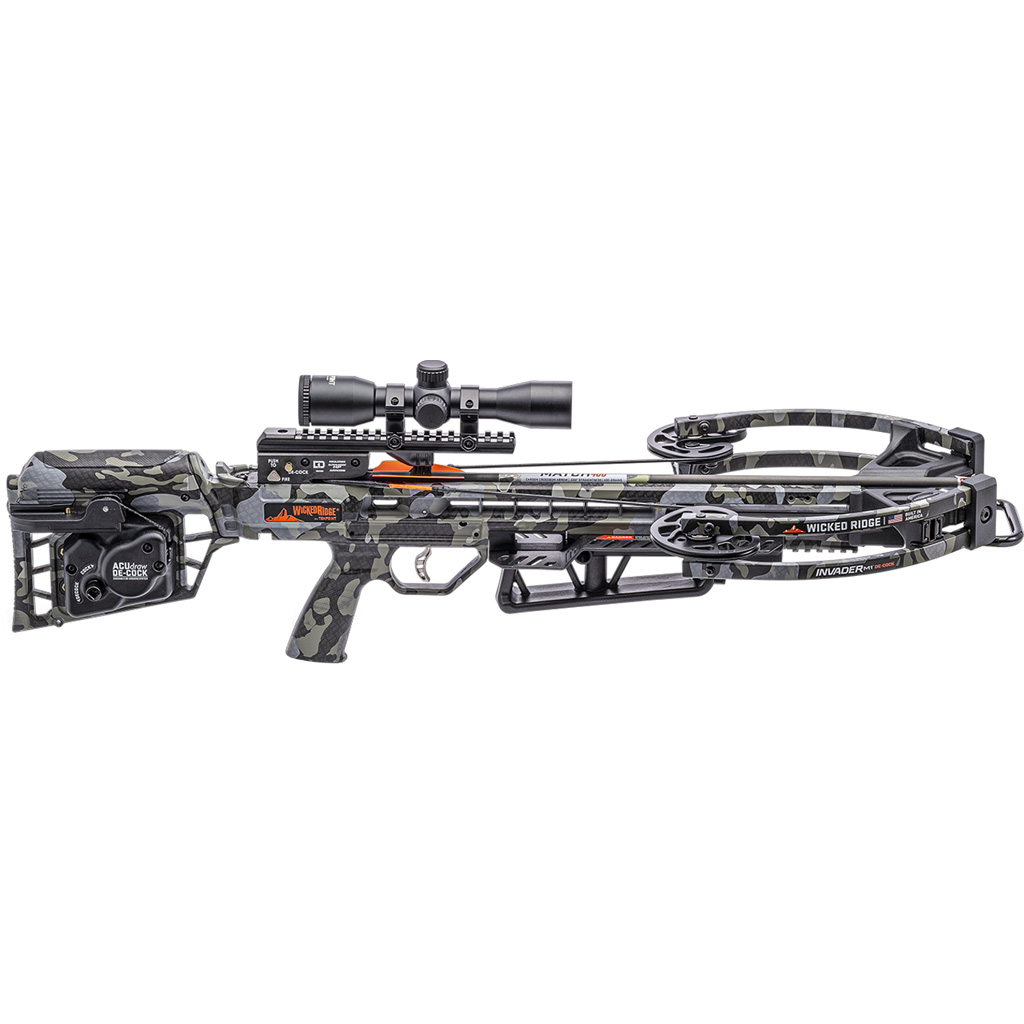 Wicked Ridge Invader M1 De-cock Crossbow Package Acudraw Pro View 400 ...