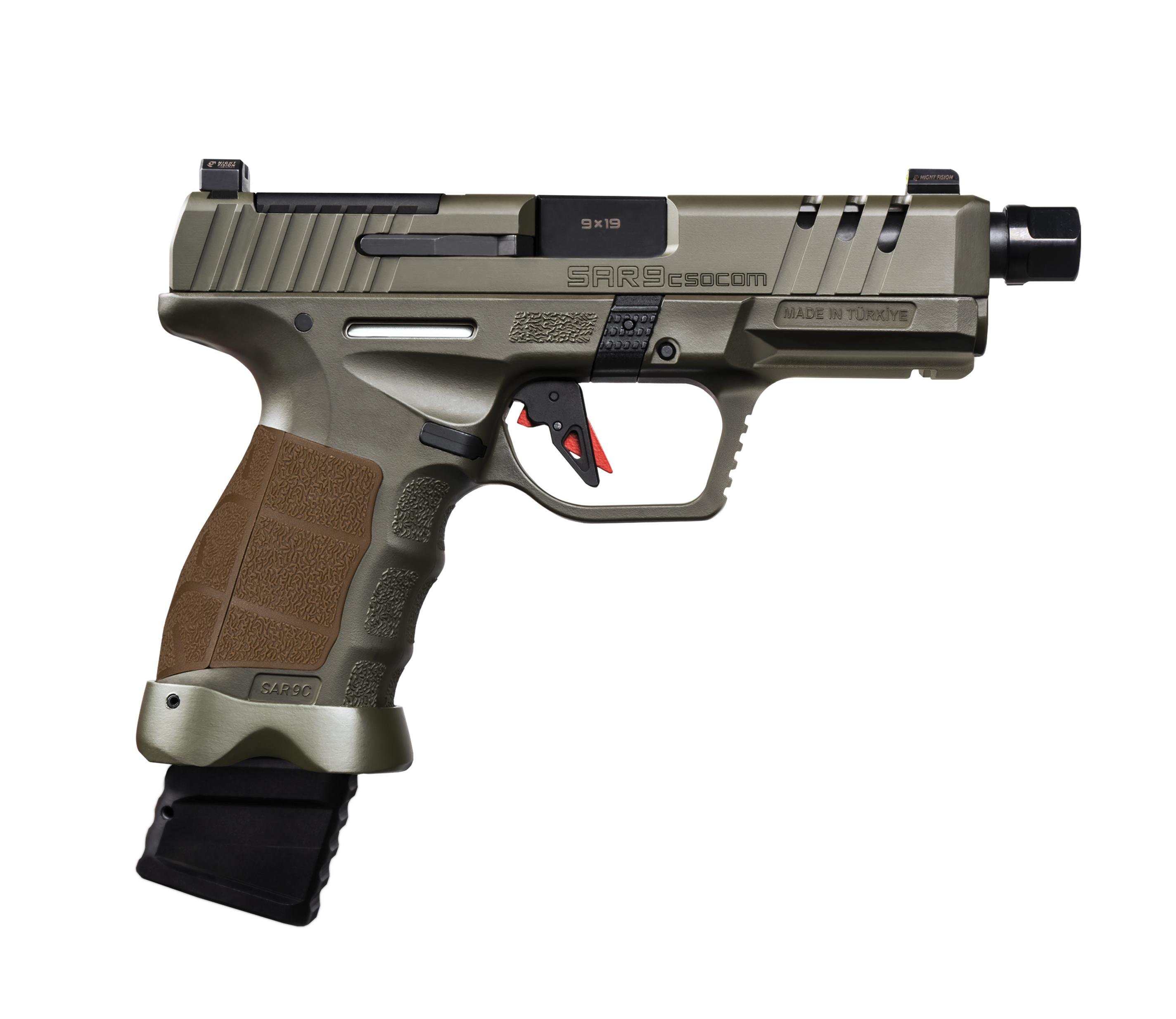 SAR Firearms Sar9 Socom Cpt 9mm Odg 4.5" Tb - Semi Auto Pistols at ...