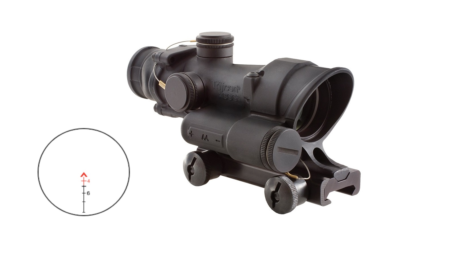Trijicon Acog 4x32 .223 Bac Led Red Chv - Gun Scopes at GunBroker.com ...