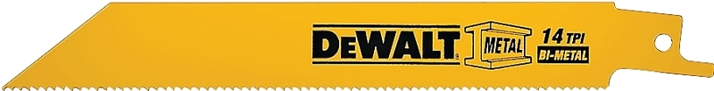 DeWalt DeWALT DW4808-2 Reciprocating Saw Blade 14 TPI Bi-Metal Anti ...