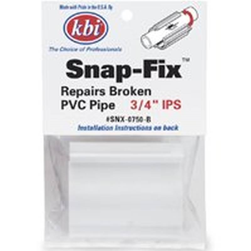 KBI SNX Snap-Fix Pipe Repair Coupling 1 in Snap Lock 150 psi PVC | eBay