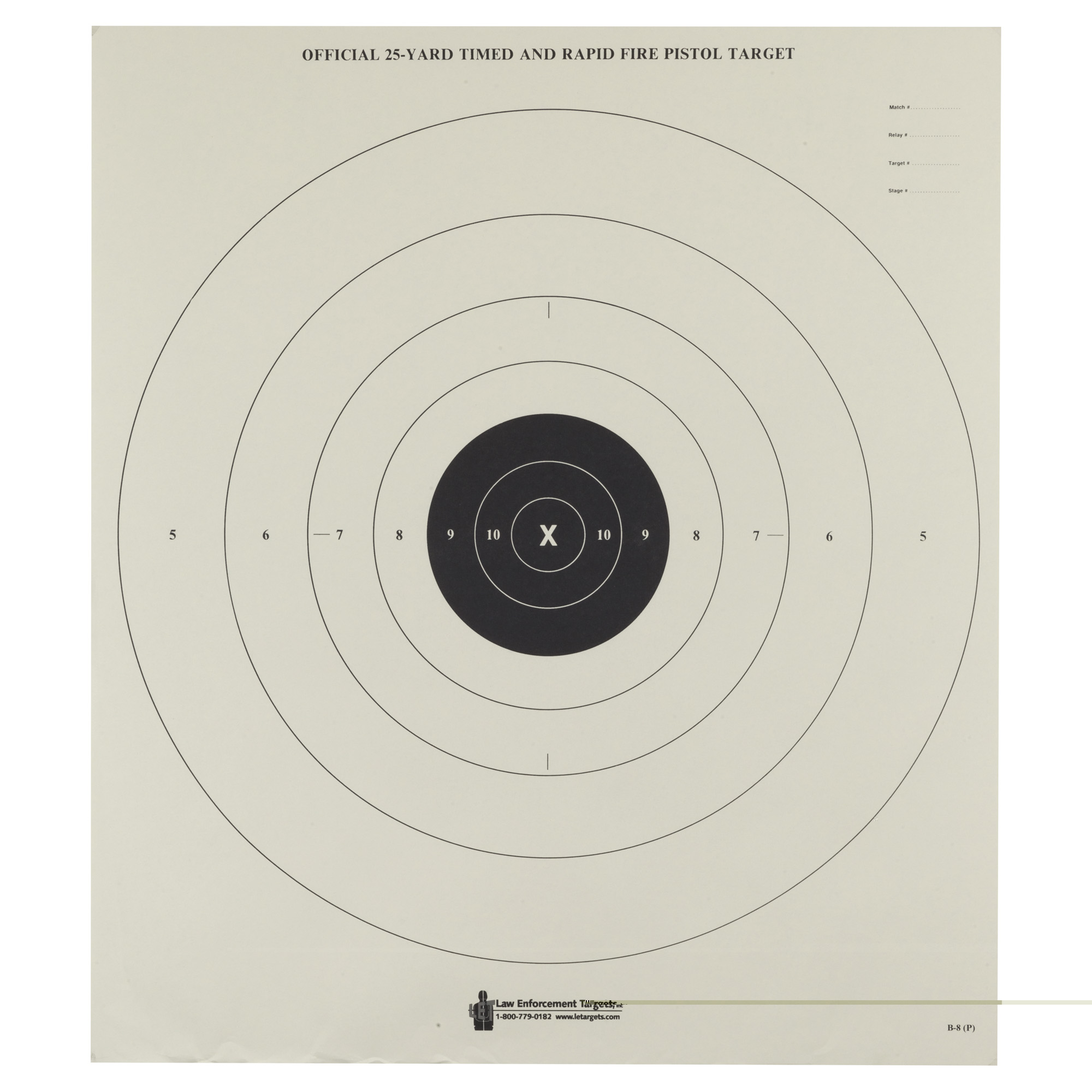 Action Tgt Bullseye Paper 100pk - Shooting Targets at GunBroker.com ...