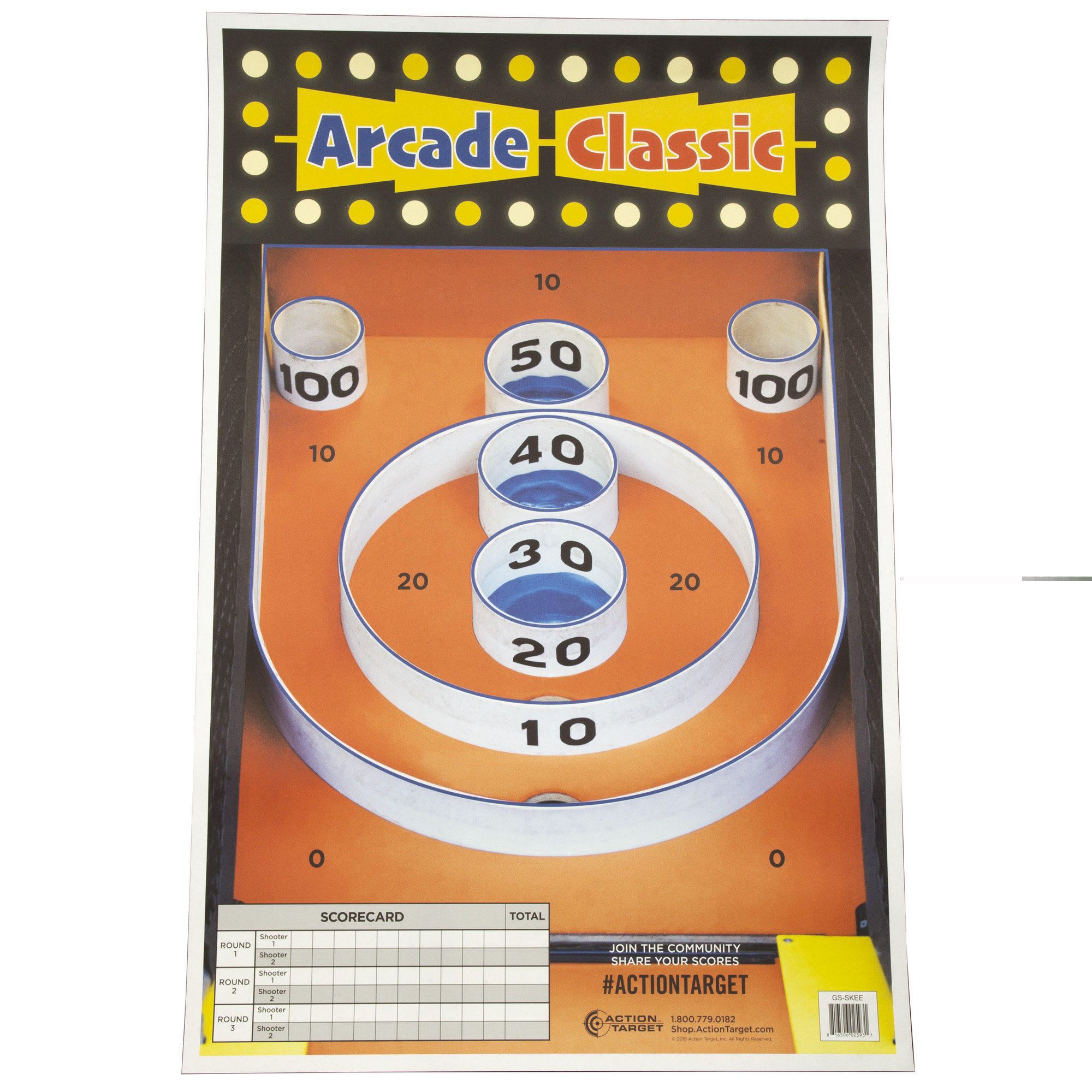 Action Tgt Arcade Classic 100pk - Shooting Targets at GunBroker.com ...