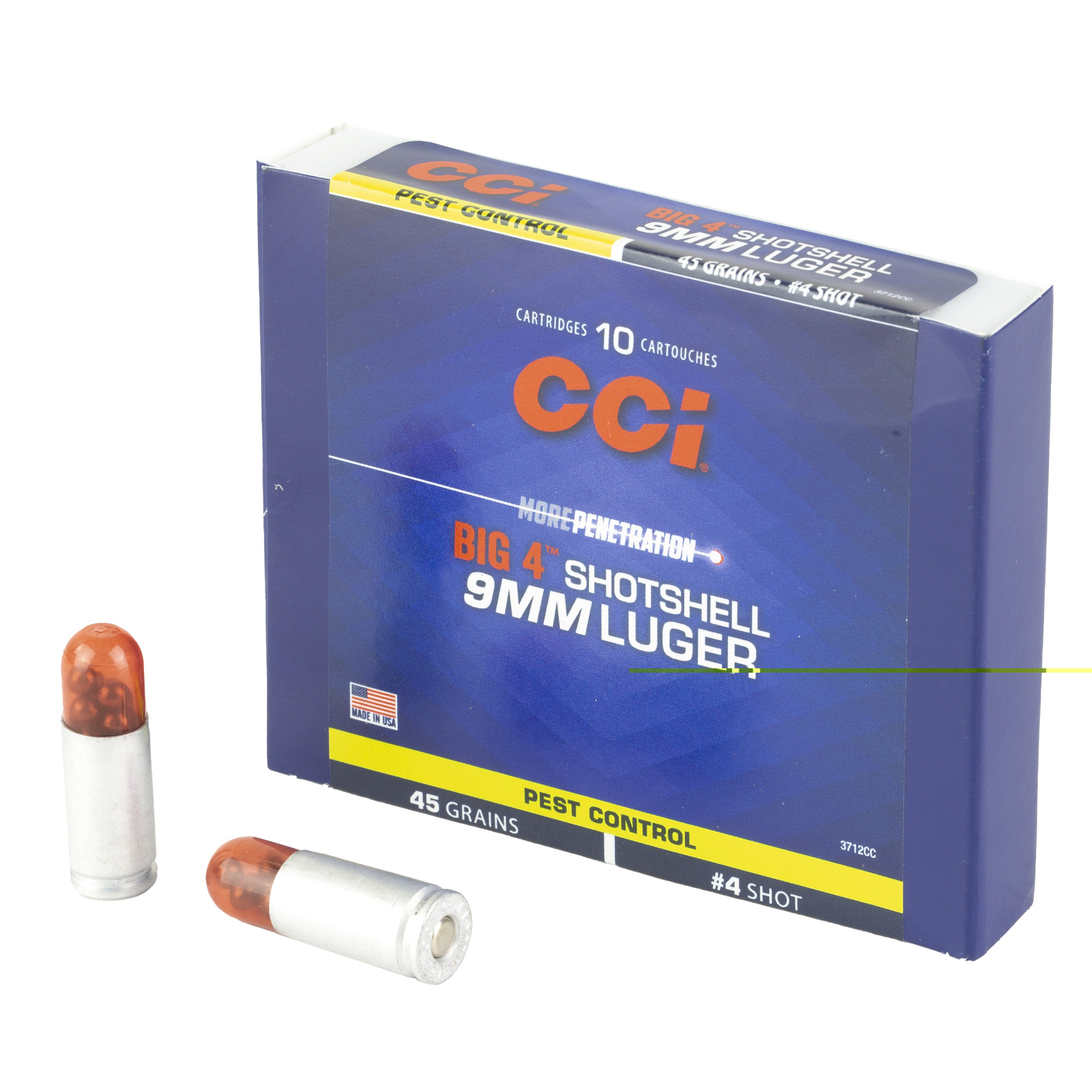 Cci 9mm 4 Shotshell10-200 - Shotgun Shells at GunBroker.com : 1088162734