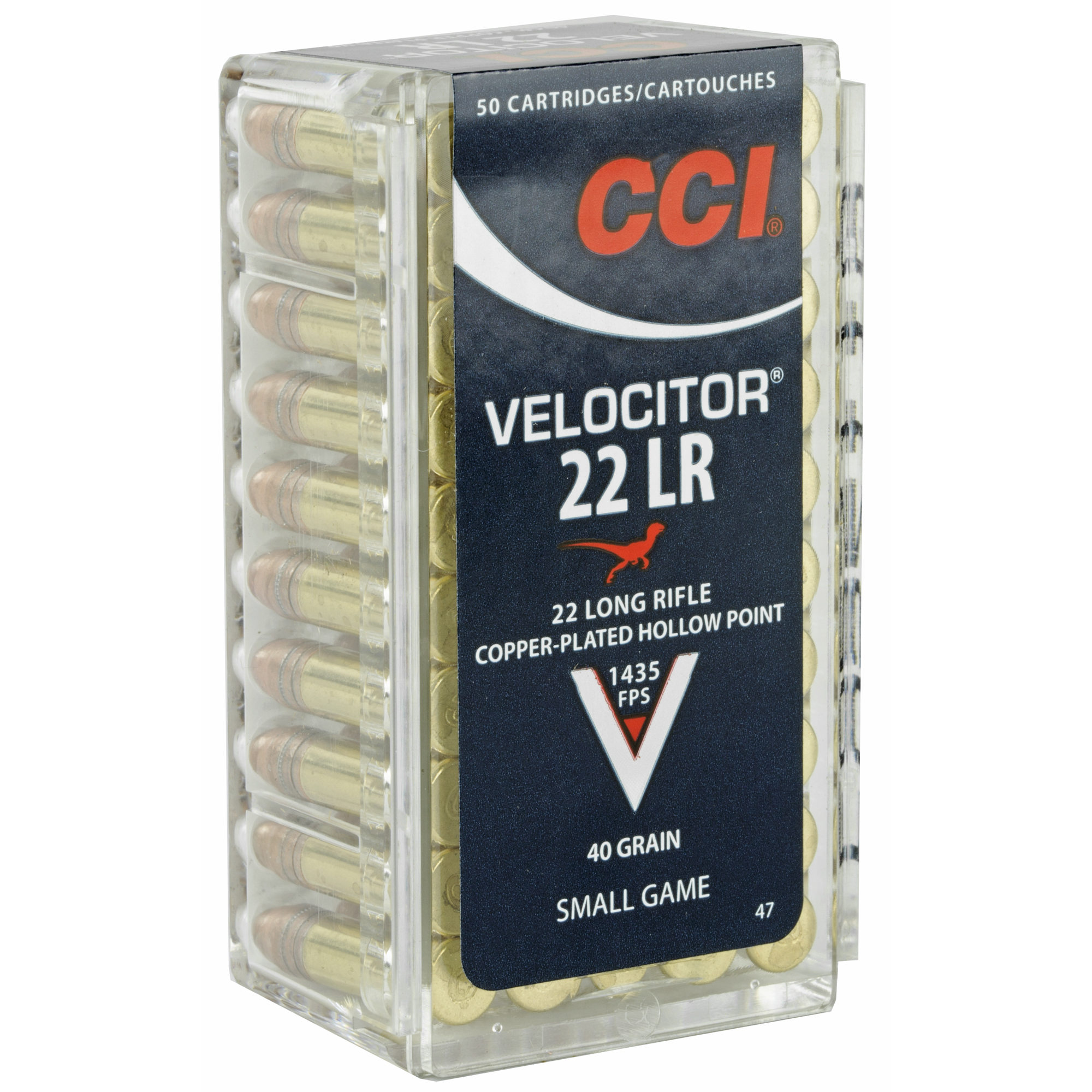 Cci 22lr Velocitor 40gr Hp 50-5000 - Pistol Ammunition at GunBroker.com ...