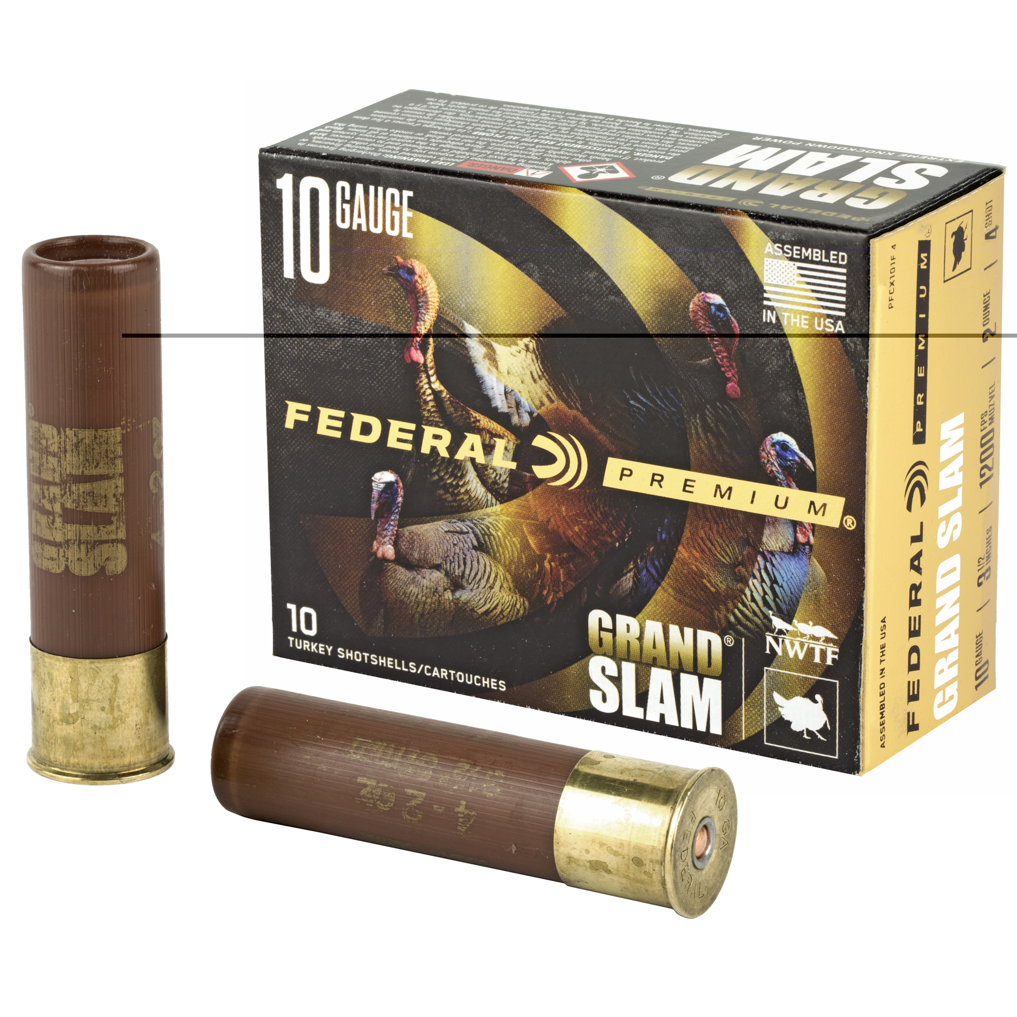 Fed Grand Slam 10ga 3.5" 4 2oz 10-5 - Shotgun Shells at GunBroker.com ...
