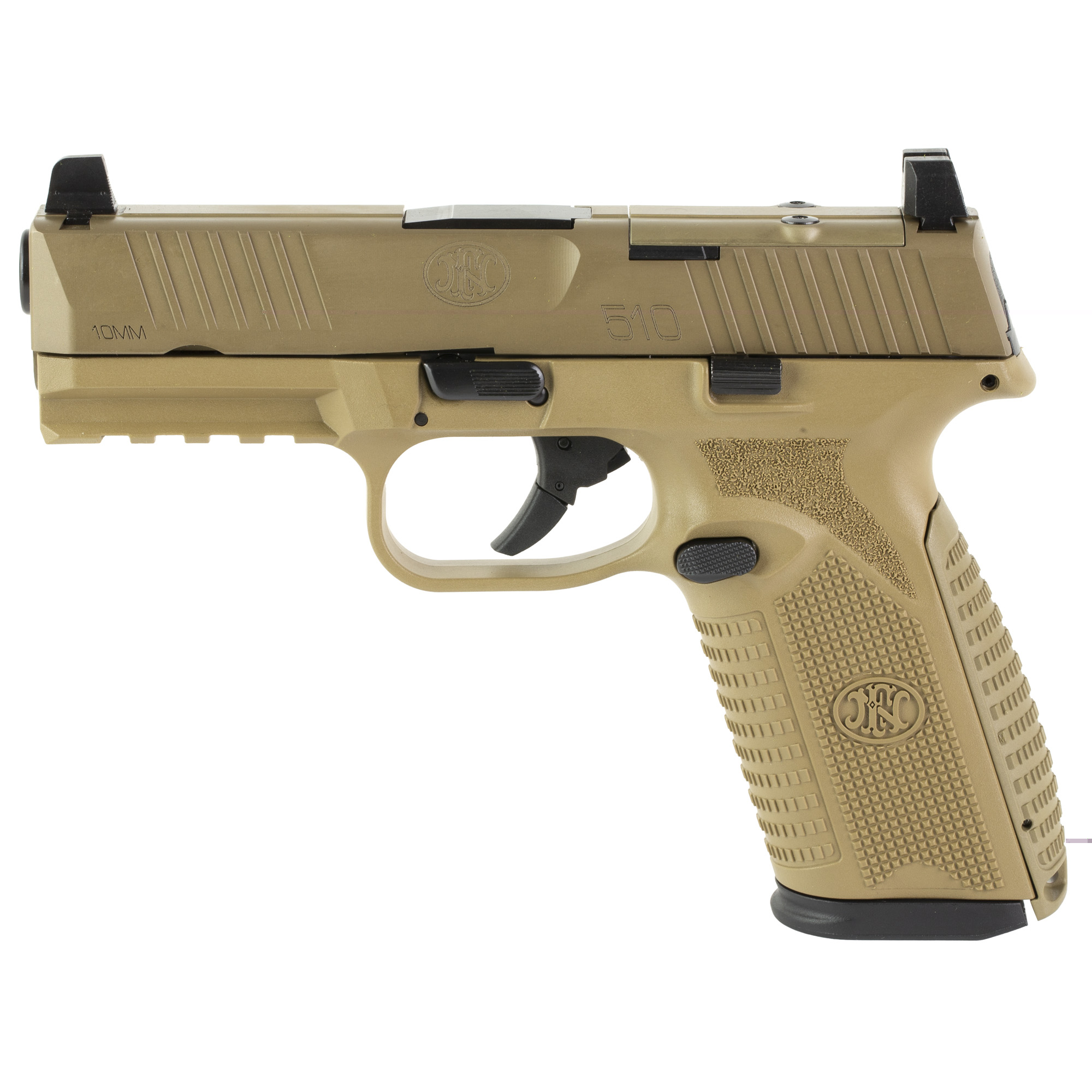 Fn 510 Mrd 10mm Nms D 2-15 Fde-fde - Semi Auto Pistols at GunBroker.com ...