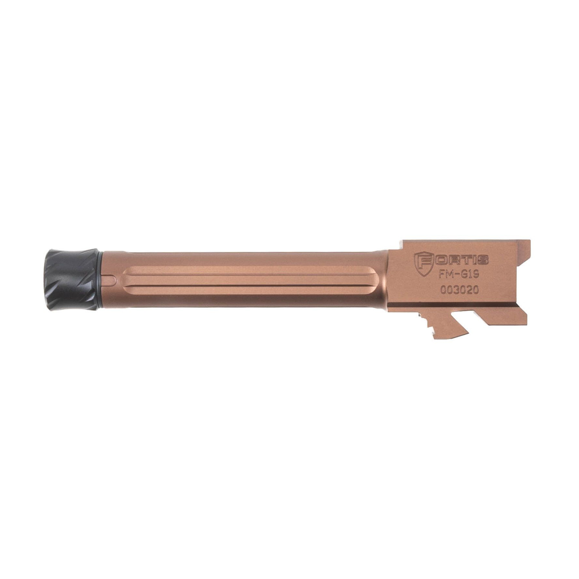 Fortis Glk19 Threaded Barrel Copper - Pistol Barrels at GunBroker.com ...