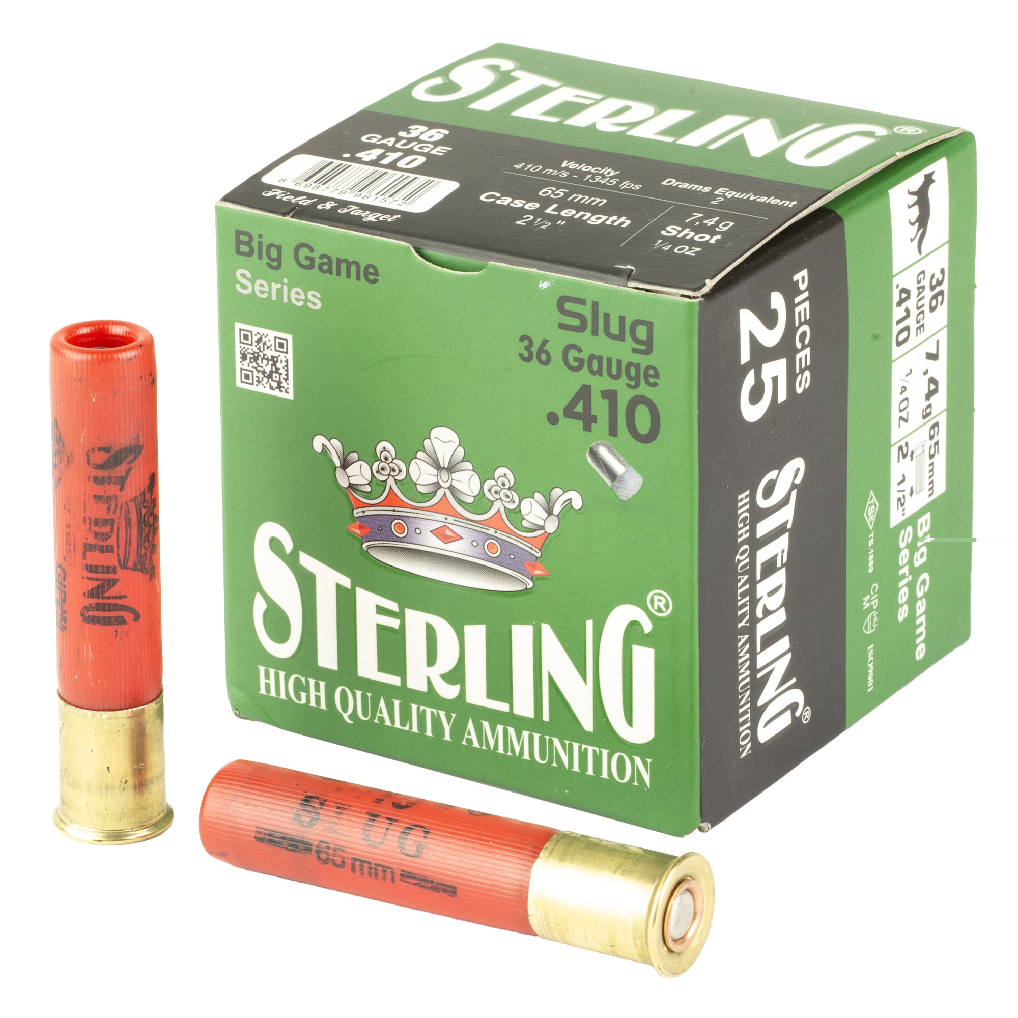 Sterling Big Game 410 Slug 25-500 - Other Ammunition at GunBroker.com ...