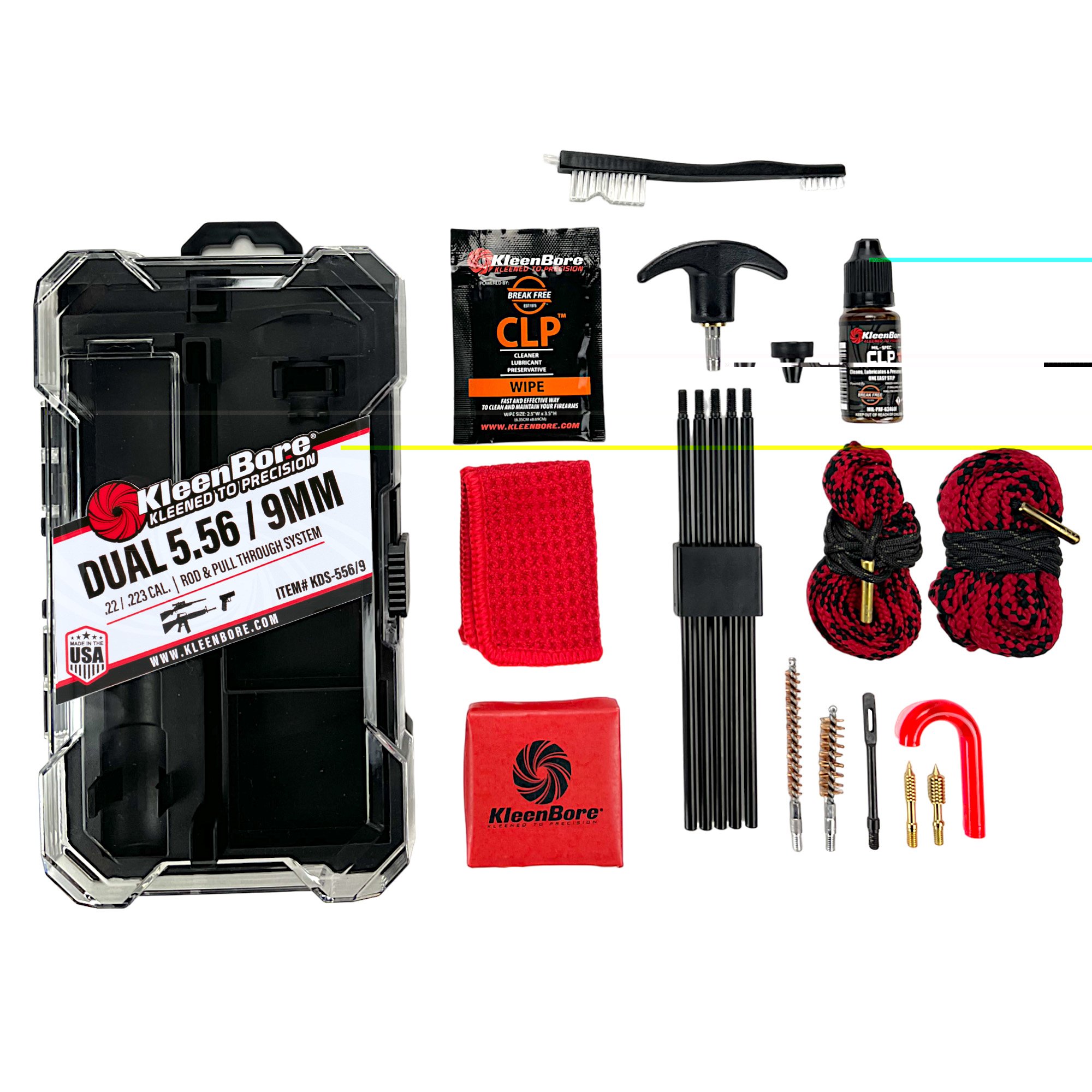 Kleen Br Dual-kleen Kit 9mm-556 - Gun Cleaning Kits & Gun Cleaning ...