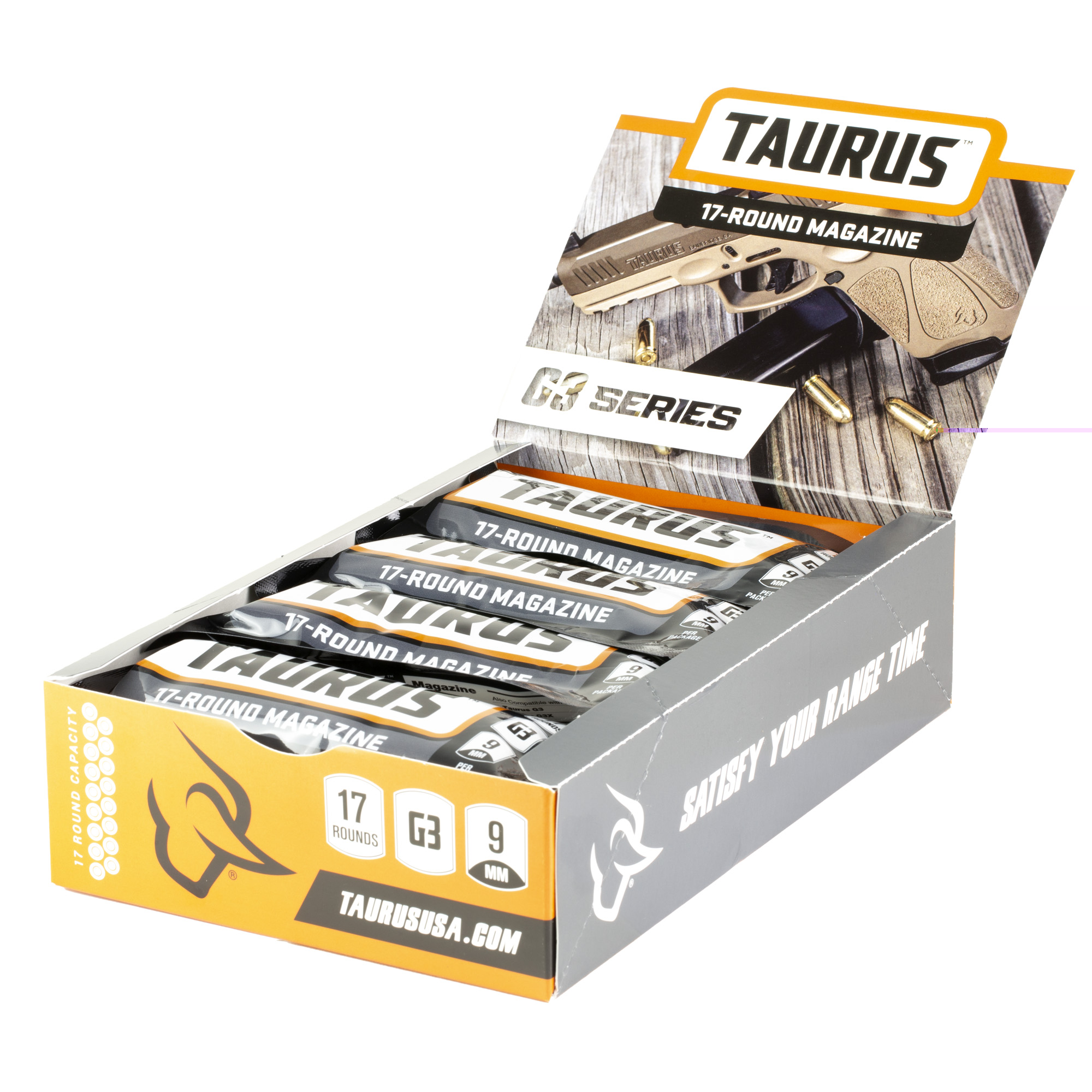 Mag Taurus G3 9mm 17rd Blk 12pk - Rifle Magazines & Rifle Clips at ...