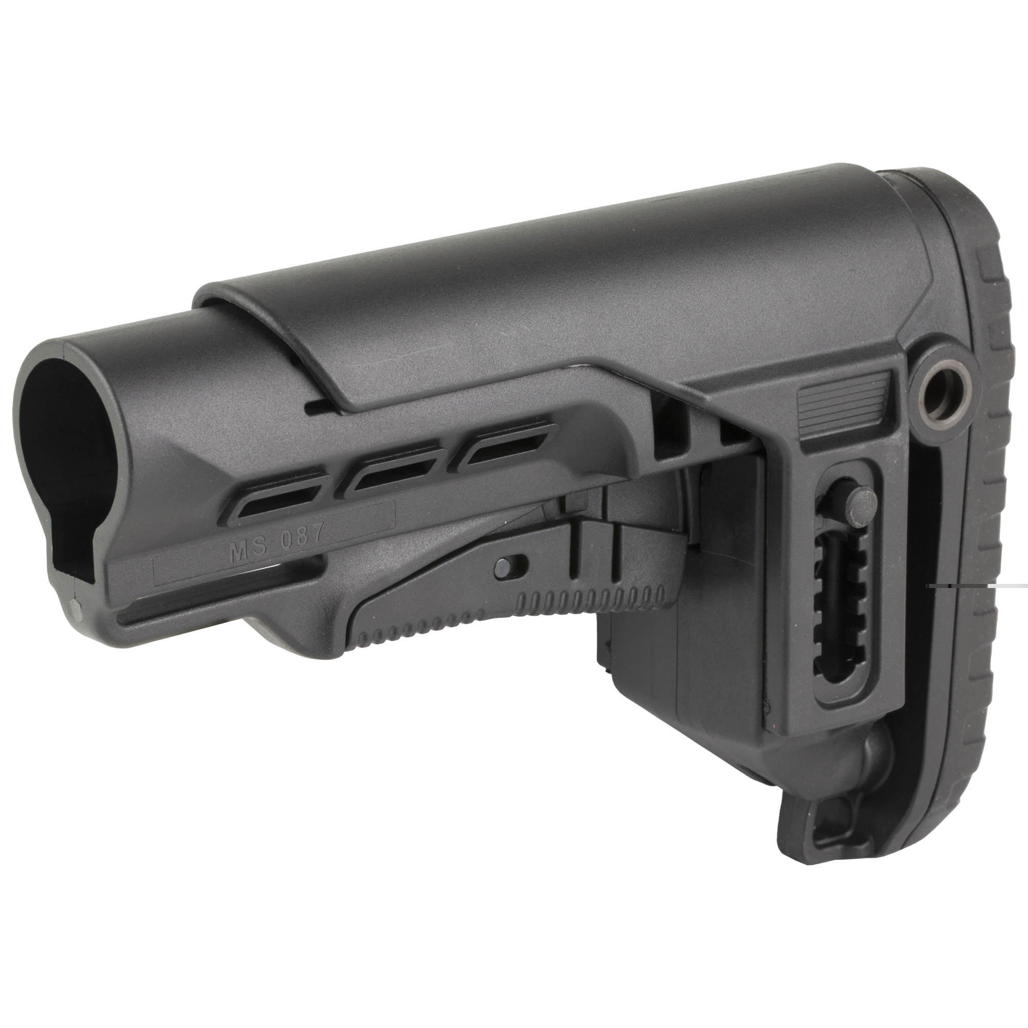 NcSTAR Tactical Stock with Cheek Riser Fits AR-15 Mil Spec Buffer Tube ...