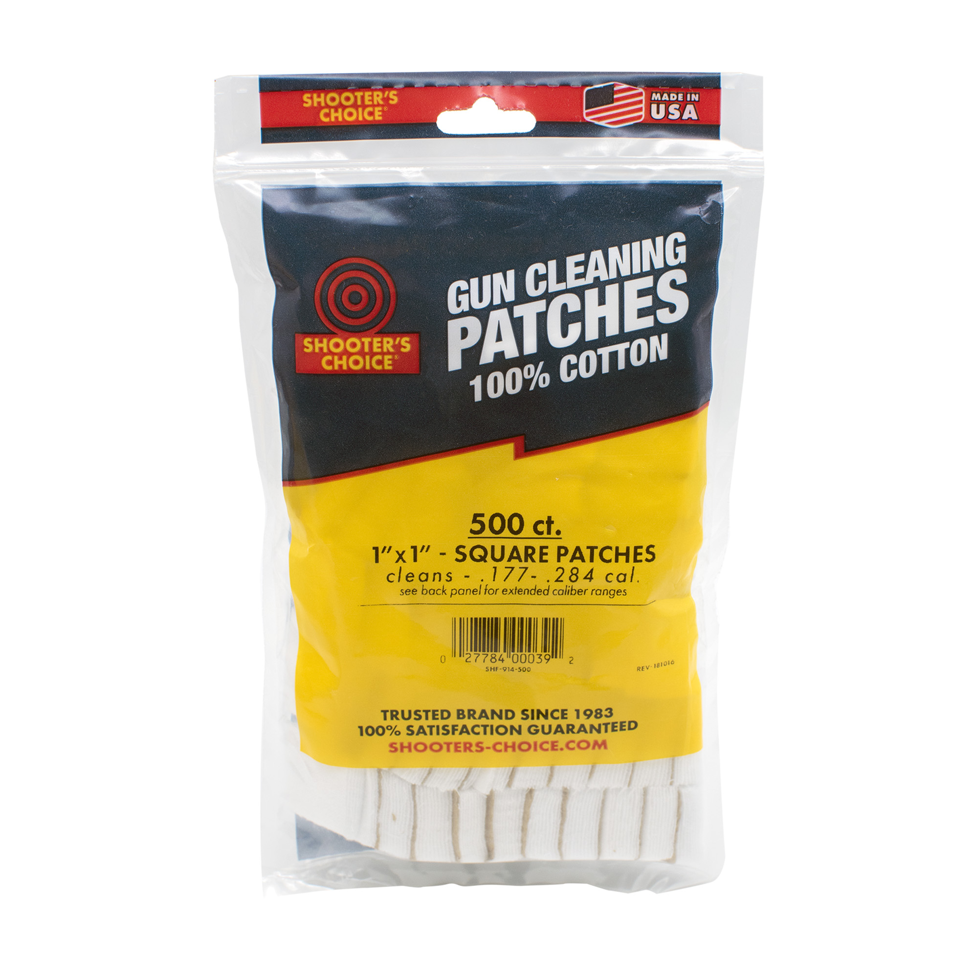 Otis 1" Sq Cleaning Patches 500ct - Gun Cleaning Kits & Gun Cleaning ...