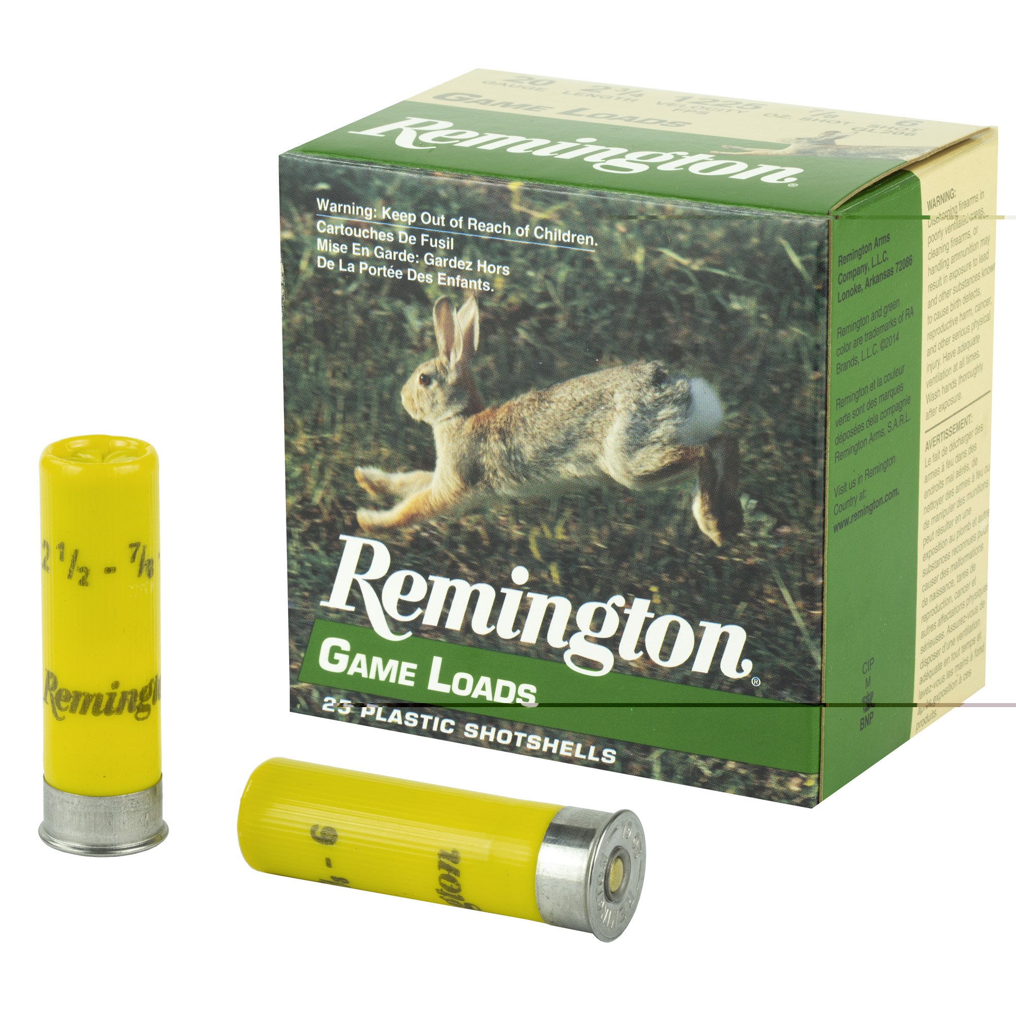 Rem Gam Load 20ga 2 3-4" 6 25-250 - Shotgun Shells at GunBroker.com ...