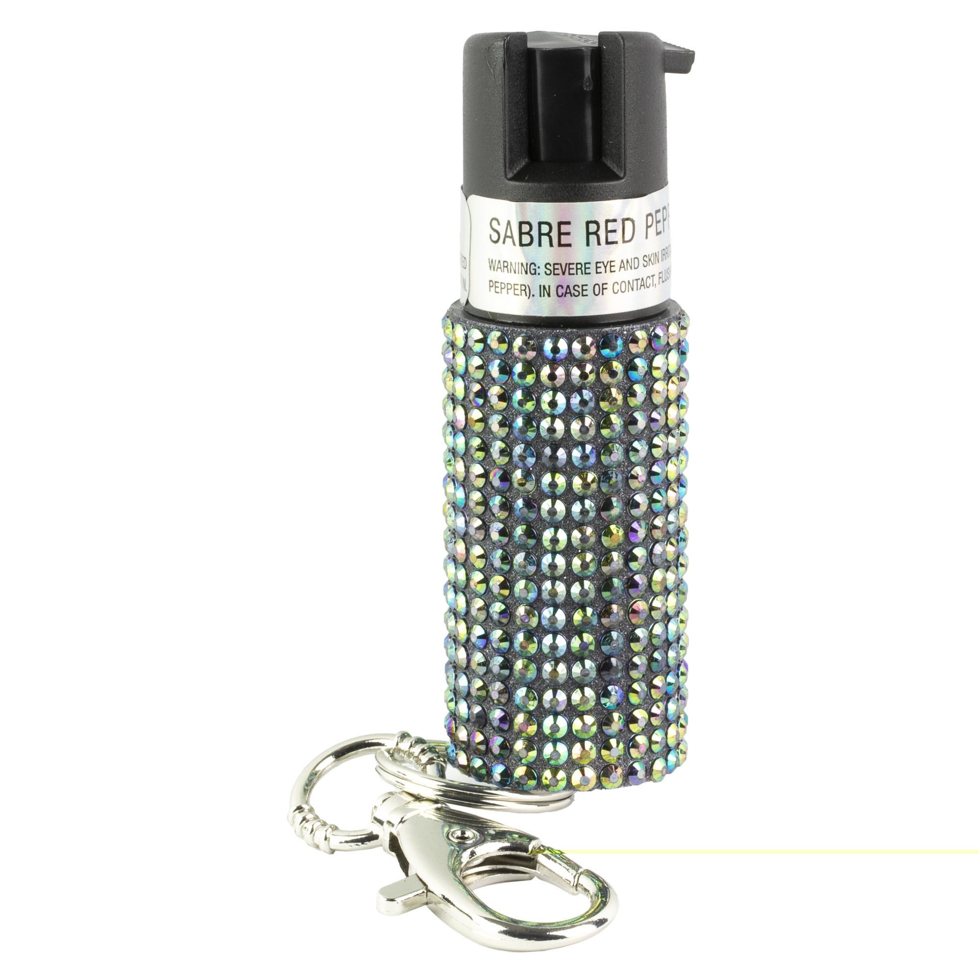 Sabre Jeweled Spray W-key Ring Blk - Less-Lethal Weapons at GunBroker ...