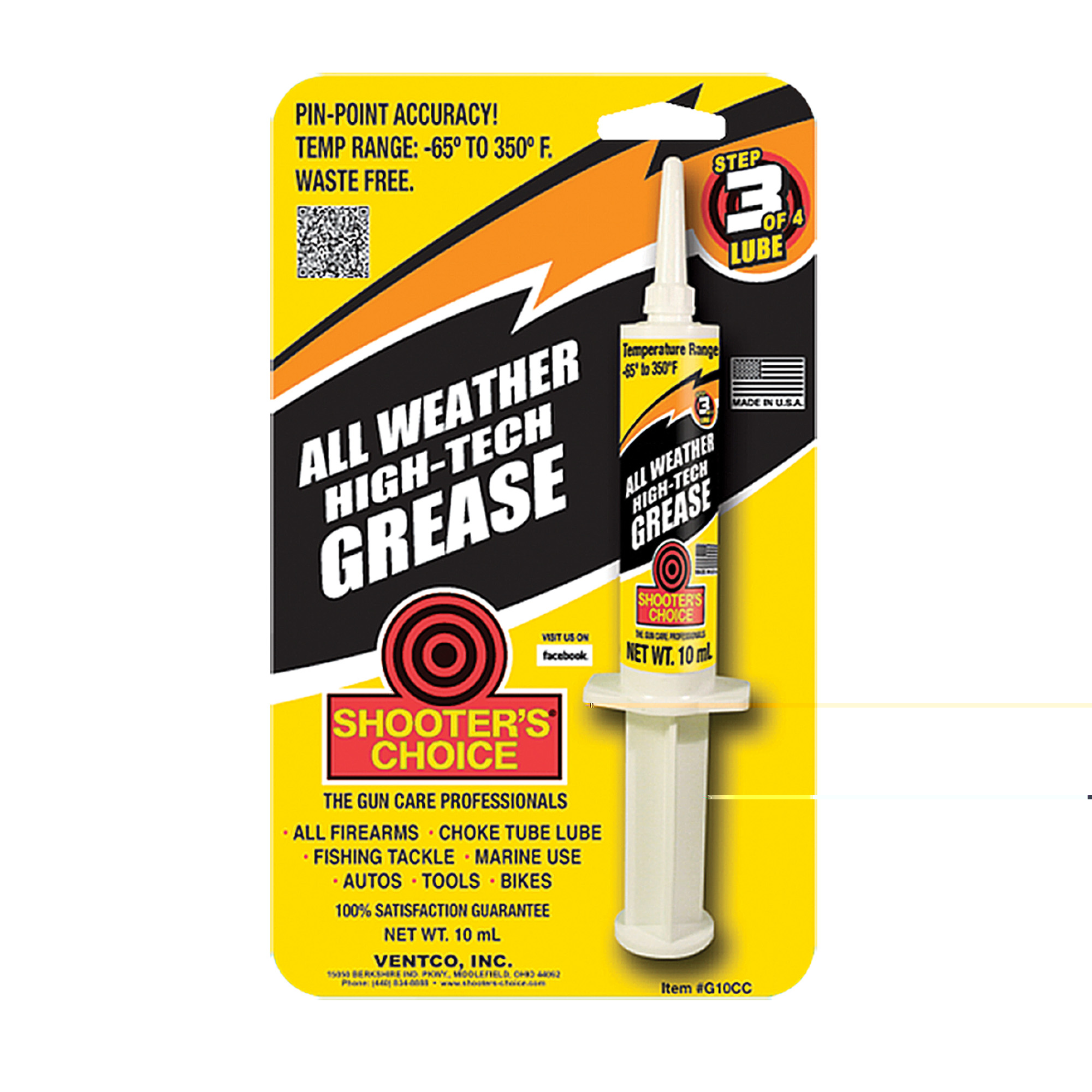 Shooters Choice Grease Syringe 10cc - Gun Cleaning Kits & Gun Cleaning ...