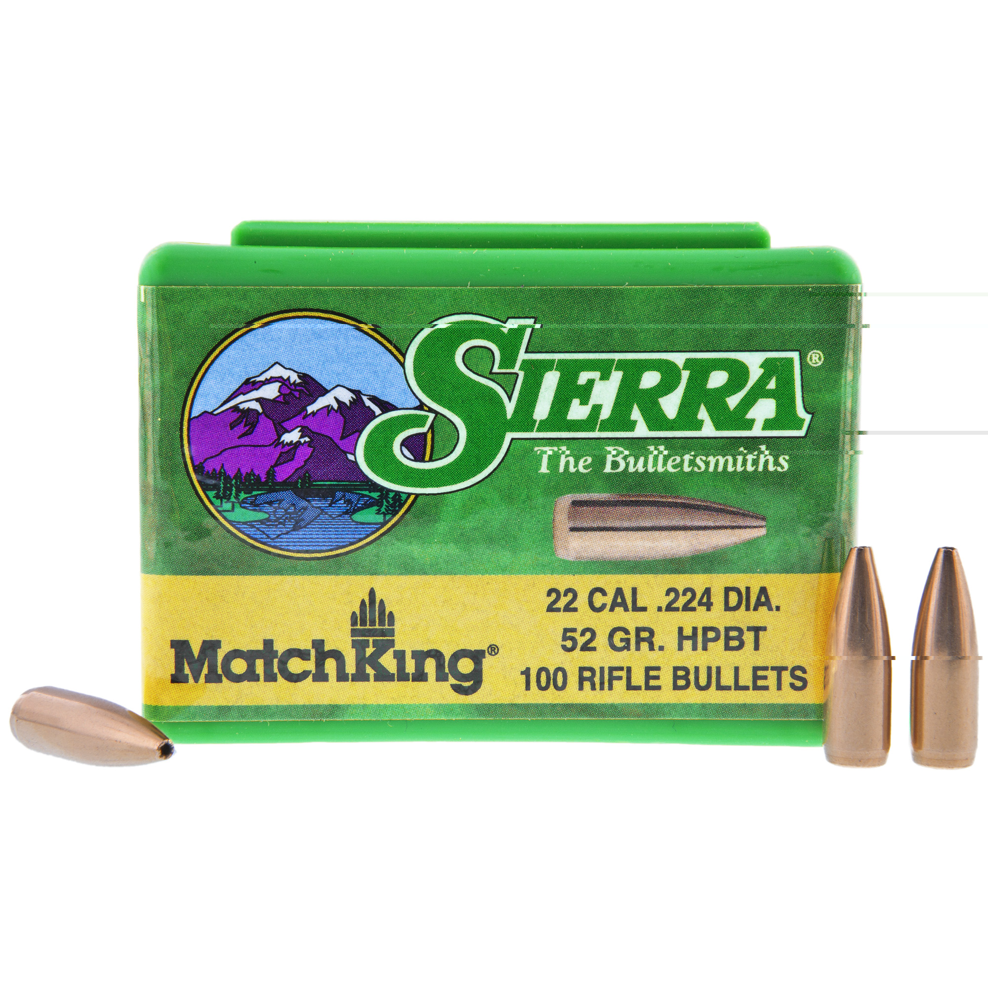 Sierra Matchking .224 52gr 100ct - Other Reloading Equipment at ...