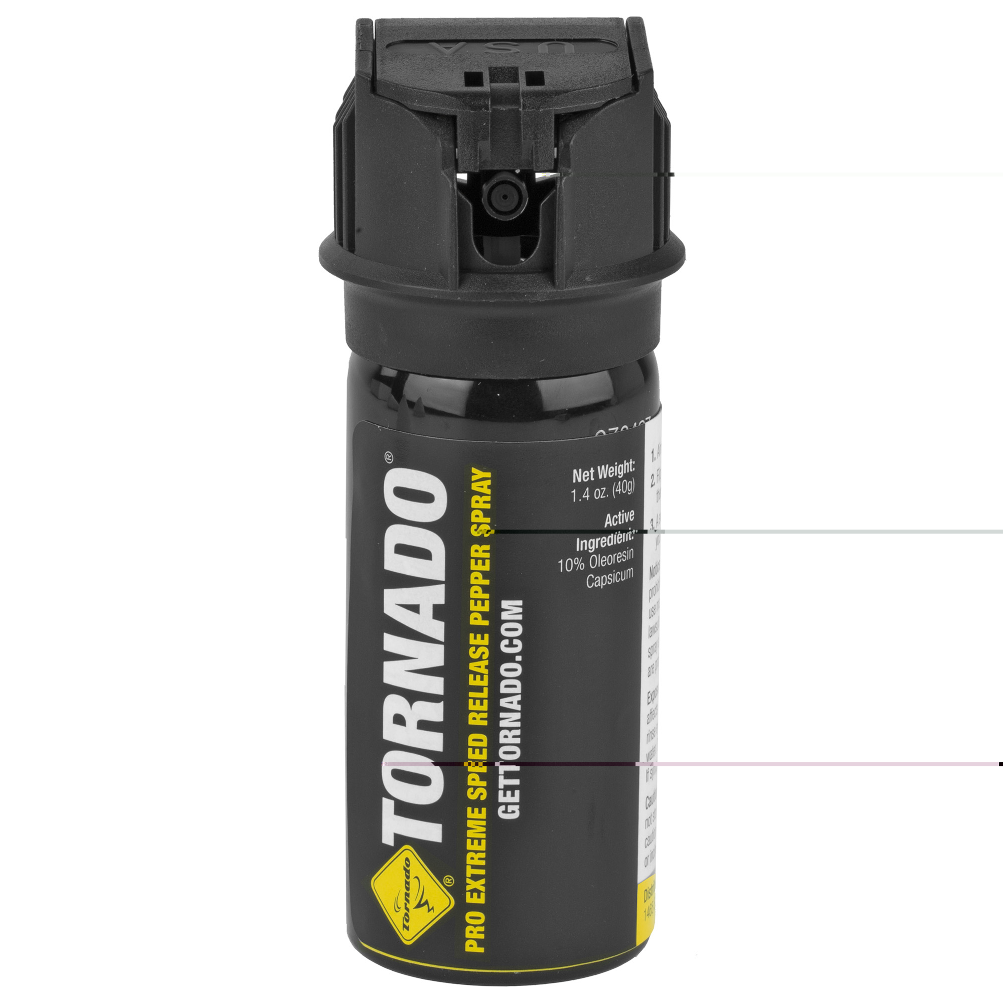 Tornado Pepr Spray Pro Extreme Blk - Less-Lethal Weapons at GunBroker ...