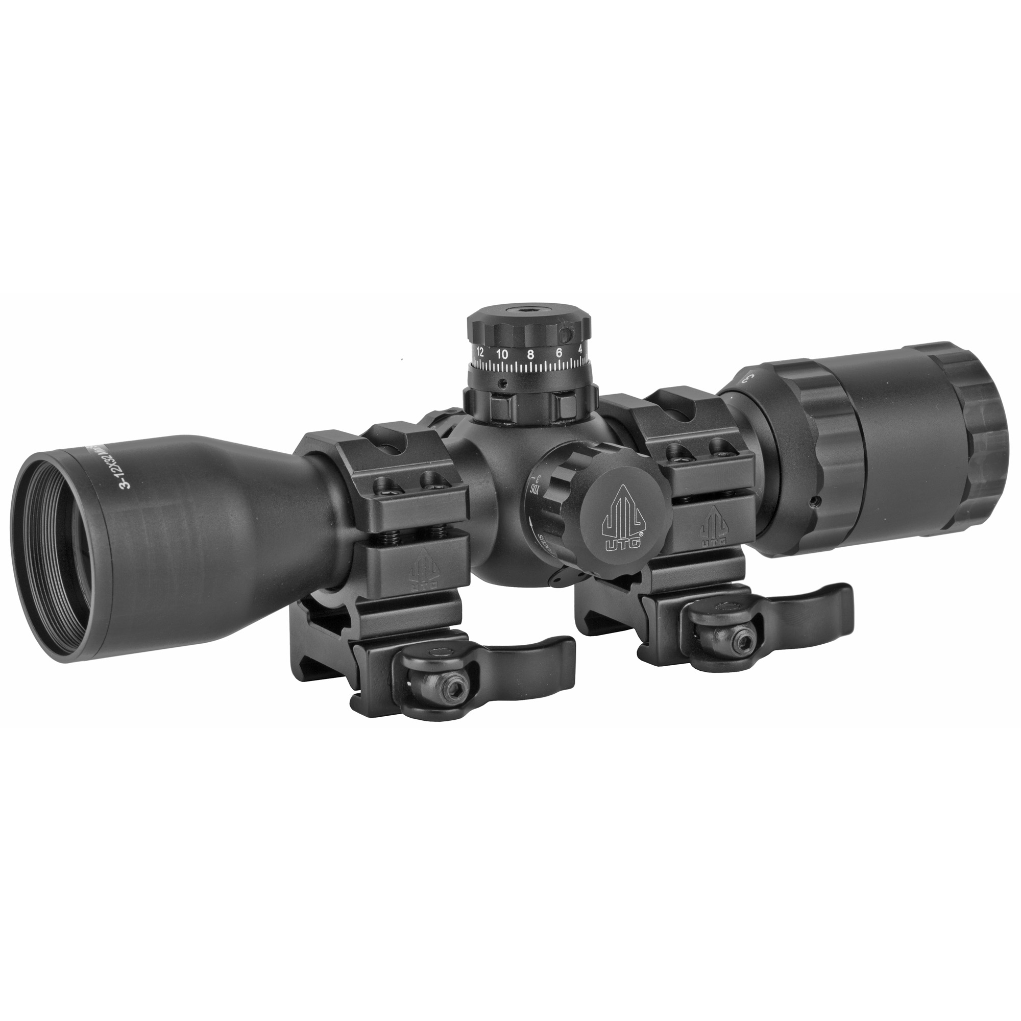 Utg 3-12x32 Scope Side Ao Mildot Qd - Gun Scopes at GunBroker.com ...