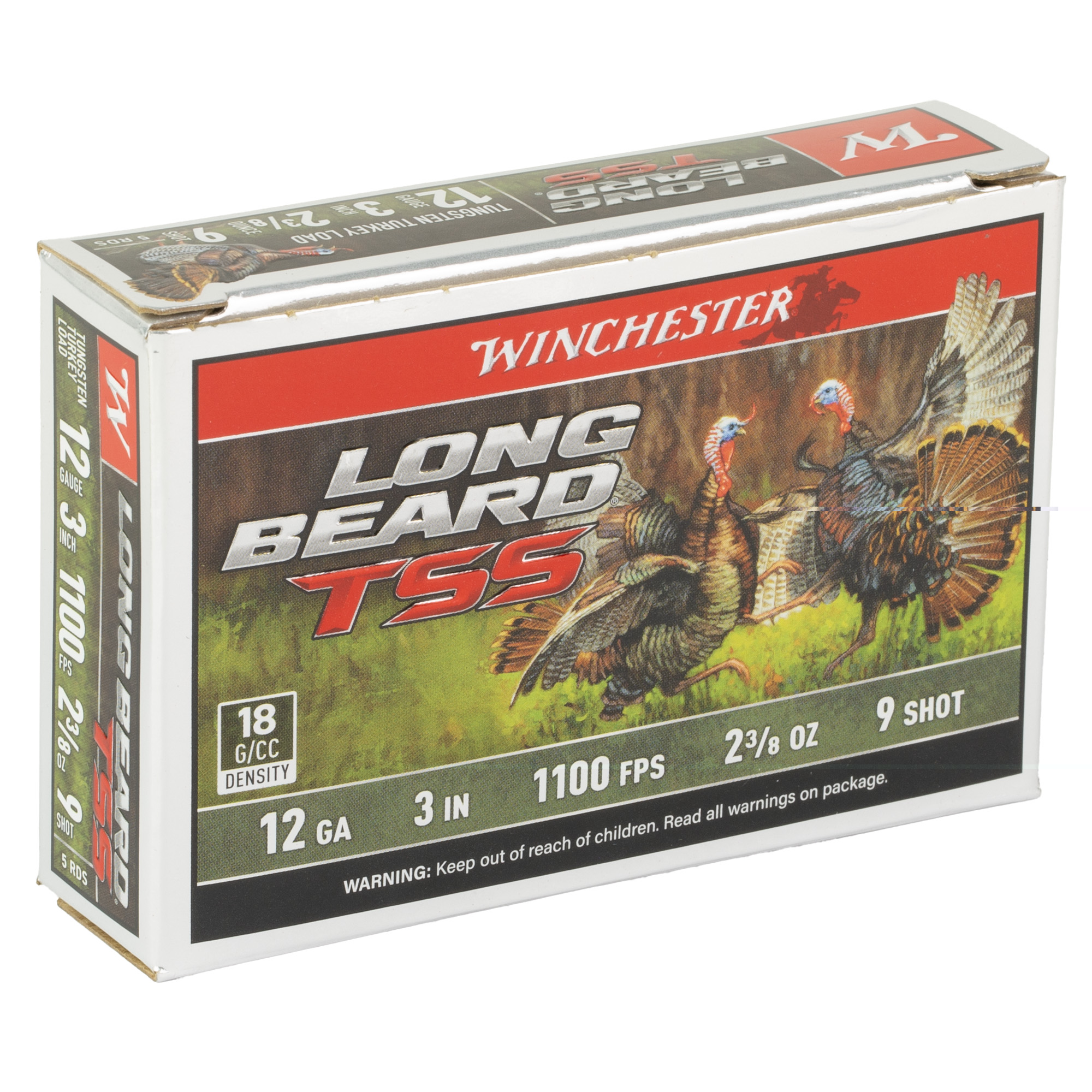 Win Long Beard Tss 12ga 3" 9 10-100 - Shotgun Shells at GunBroker.com ...