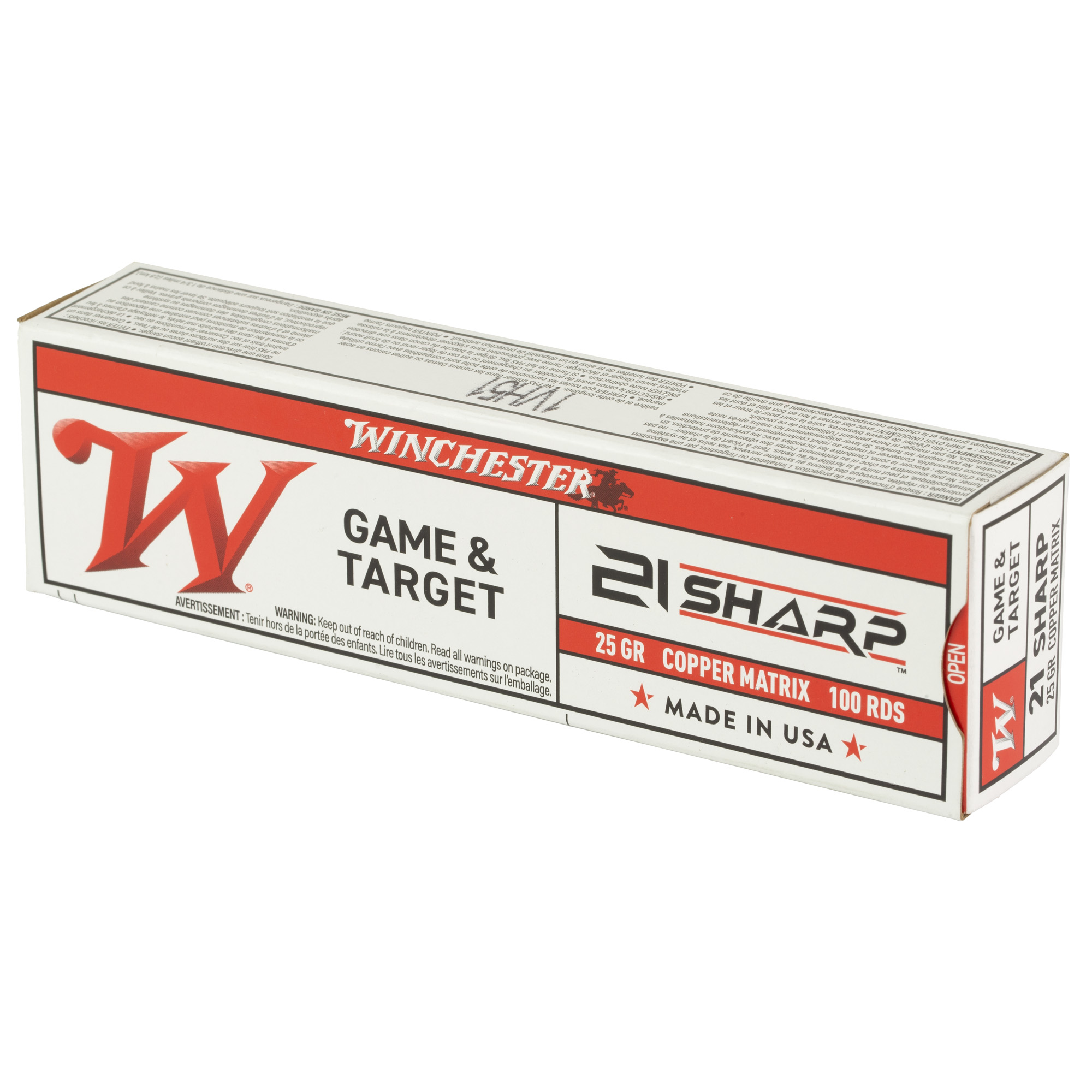 Win 21 Sharp Game&trgt 25gr 100-2000 - Rifle Ammunition at GunBroker ...
