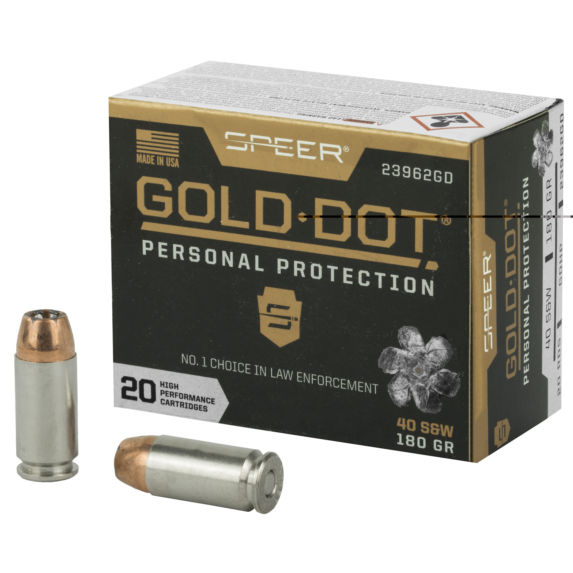 Spr Gold Dot 40sw 180gr Hp 20-200 - Pistol Ammunition at GunBroker.com ...