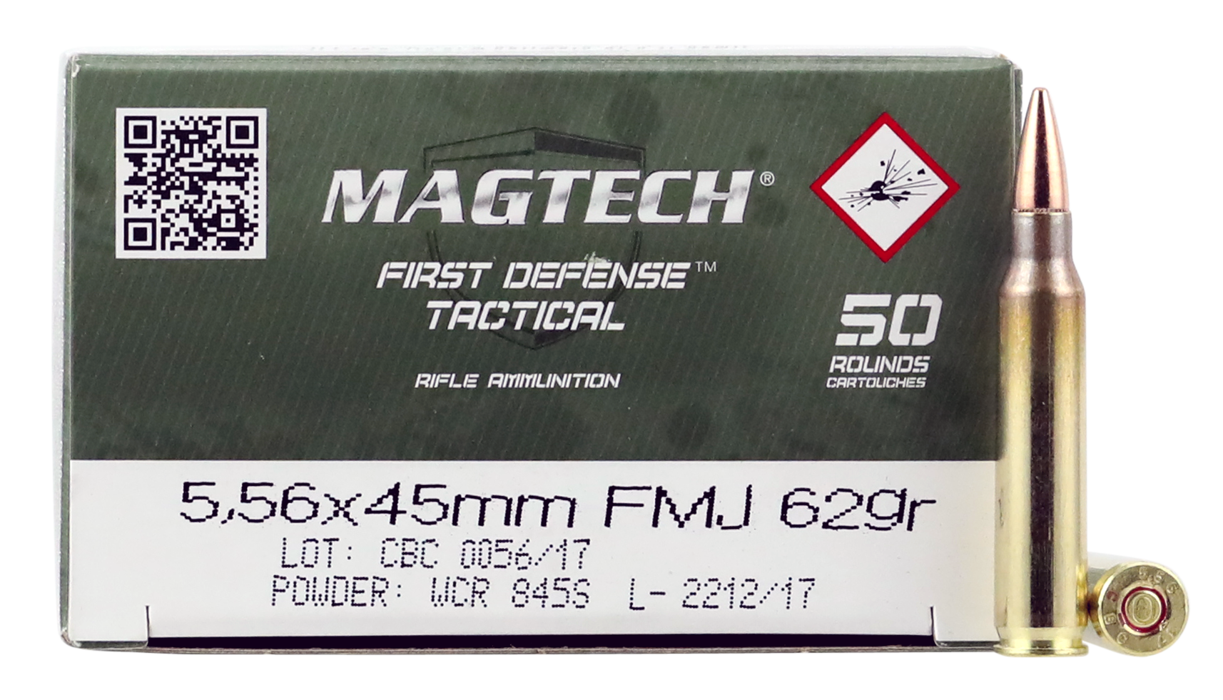 Magtech Tactical-training, 556b 5.56 62 Fmj 50-20 - Rifle Ammunition at ...