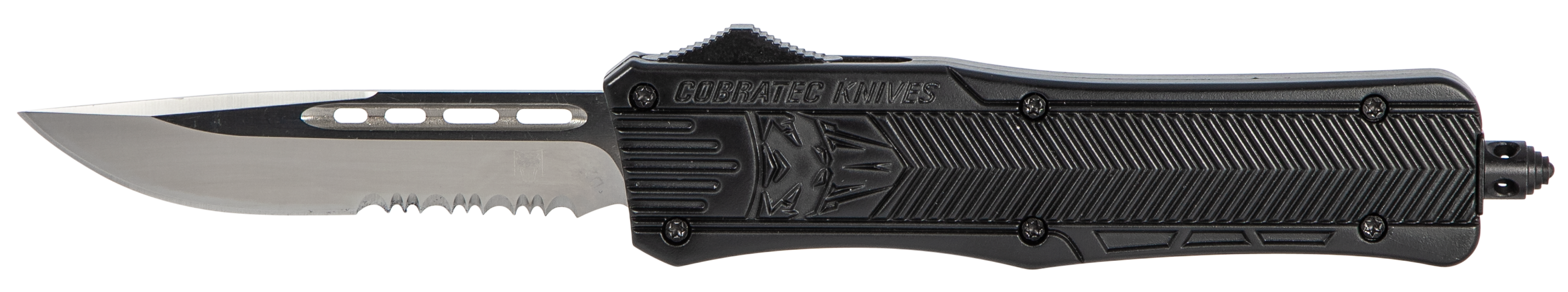 Cobra Tec Knives Llc Ctk-1, Mbctk1mds Med Ctk1 Serr Drop Black - Swords ...