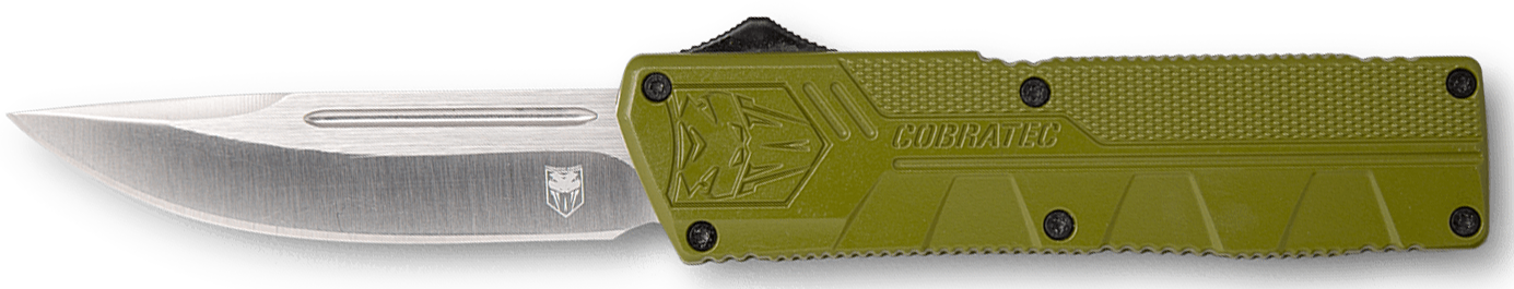 Cobra Tec Knives Llc Lightweight, Odctlwdns Lwt Od Green Drop - Hunting ...