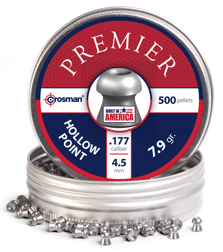 Crosman Premier, Cros Lhp77 177 Hollowpoint Pellet 500 - Air Rifles at ...