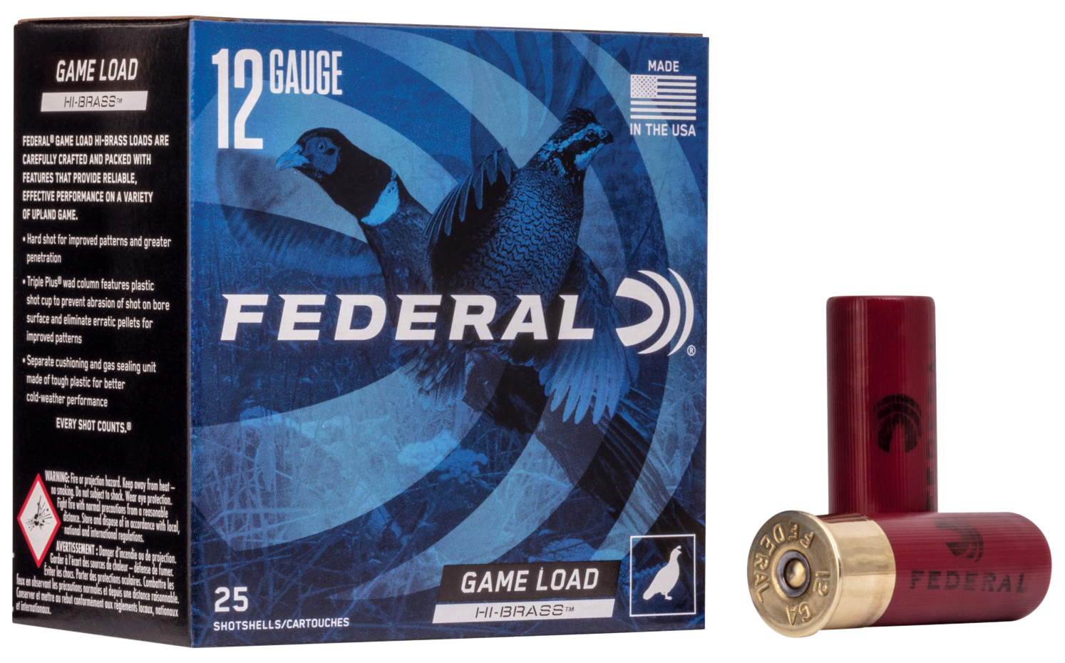 Federal Game-shok, Fed H1265 Gmshk Hb 12 2.75 5sht 11-4 25-10 - Shotgun ...