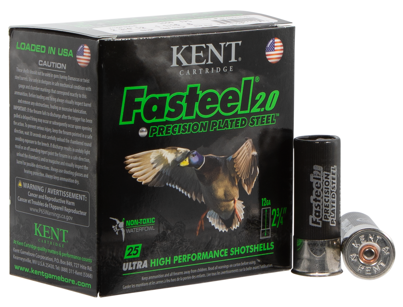Kent Cartridge Fasteel 2.0, K122fs306 Faststeal 12 2.75 6sht 11-16 25 ...