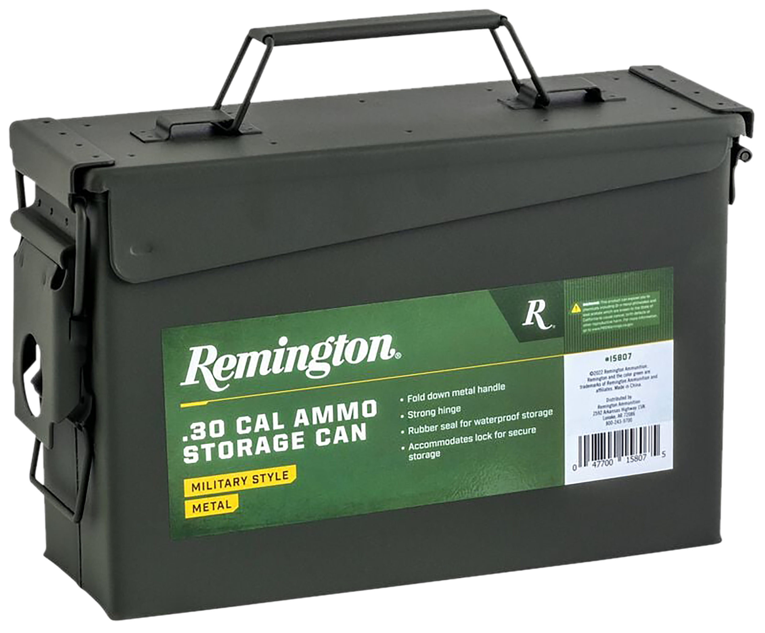 Remington Accessories Field Box, Rem 15807 Ammo Can Metal .30cal - Gun ...