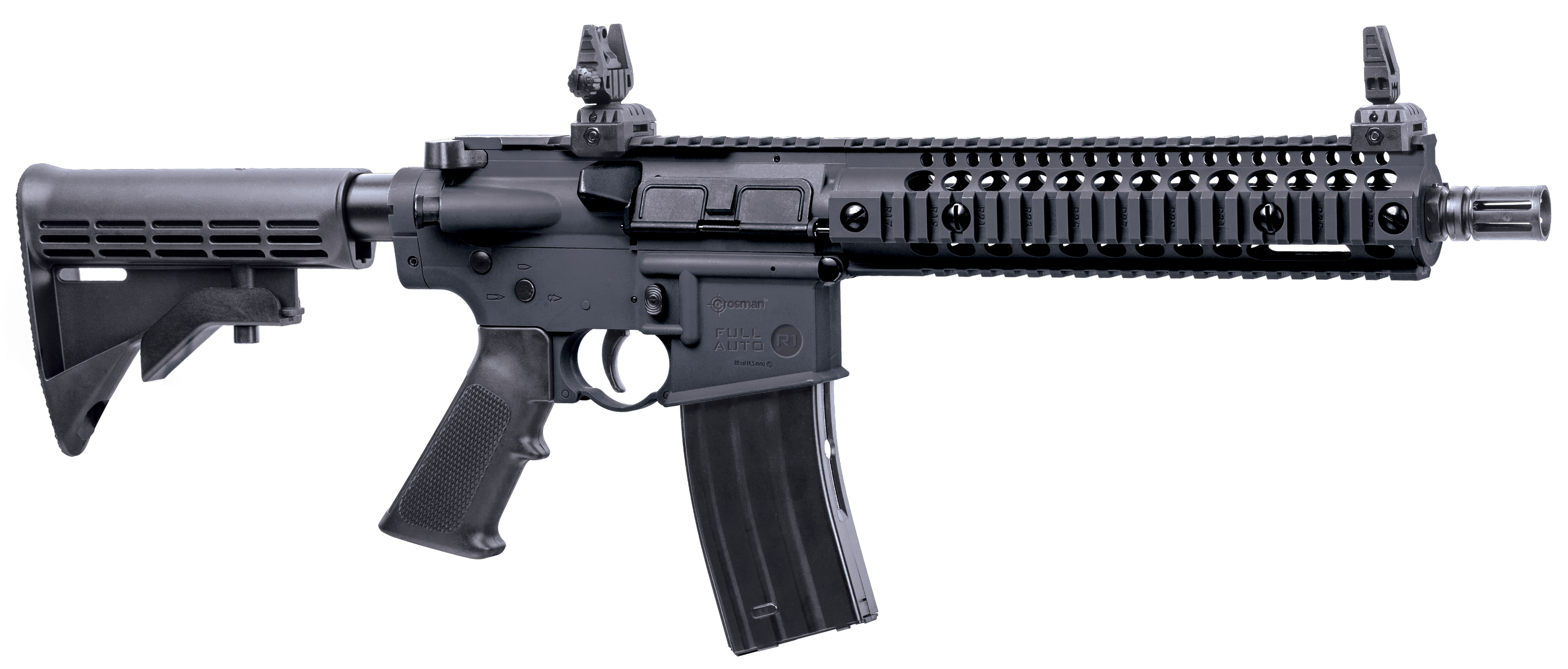 Crosman Full Auto R1, Cros Cfar1b 177 C02 Bb Rfl Blk - Air Rifles at ...