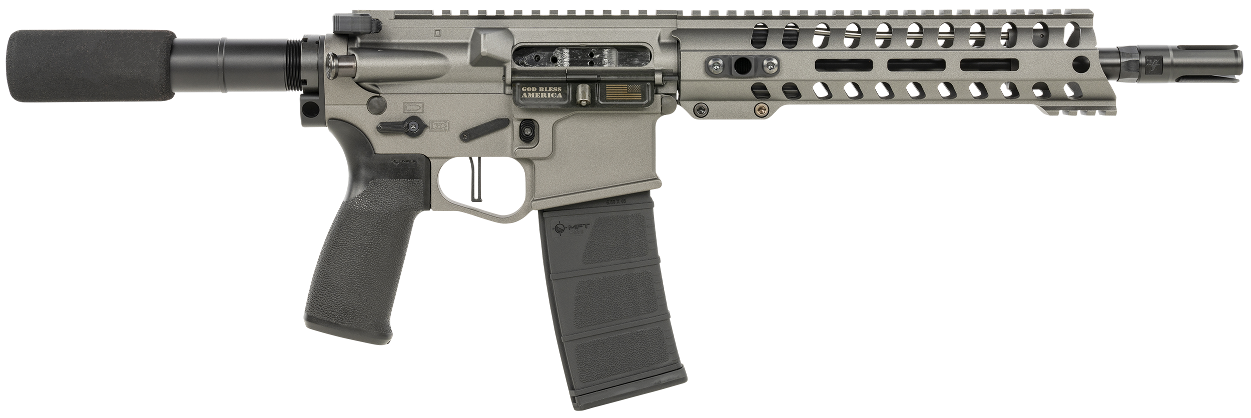 Patriot Ordnance Factory Minuteman Pof 01802 Pstl Di 10 9m Rail 556 Mft ...