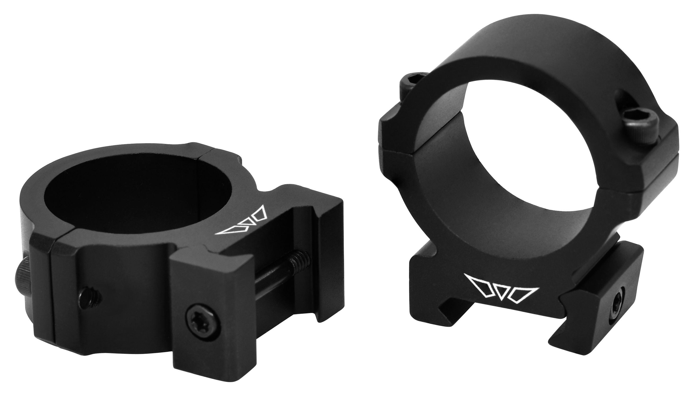 Warne Horizontal Rings, V614m Vapor 30mm Med Matte - Scope Accessories ...