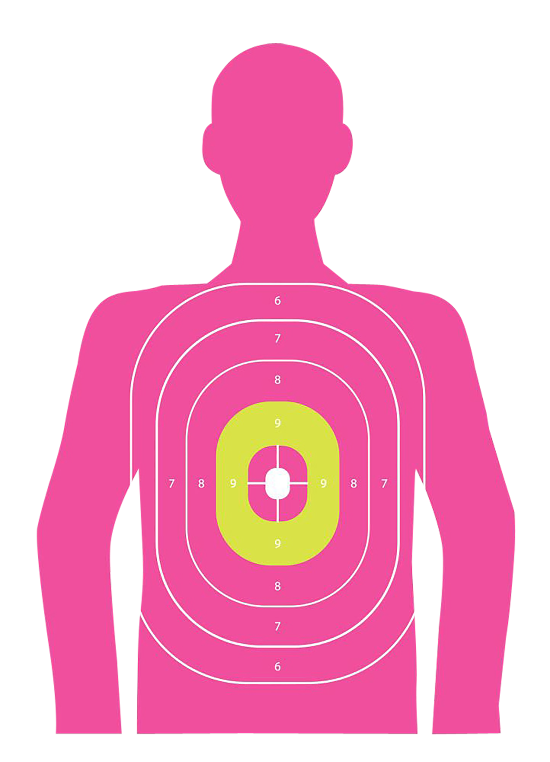 Allen Ez-aim, 15646 Ez Aim Trgt 12x18 In The Pnk Silh 8pk - Shooting ...