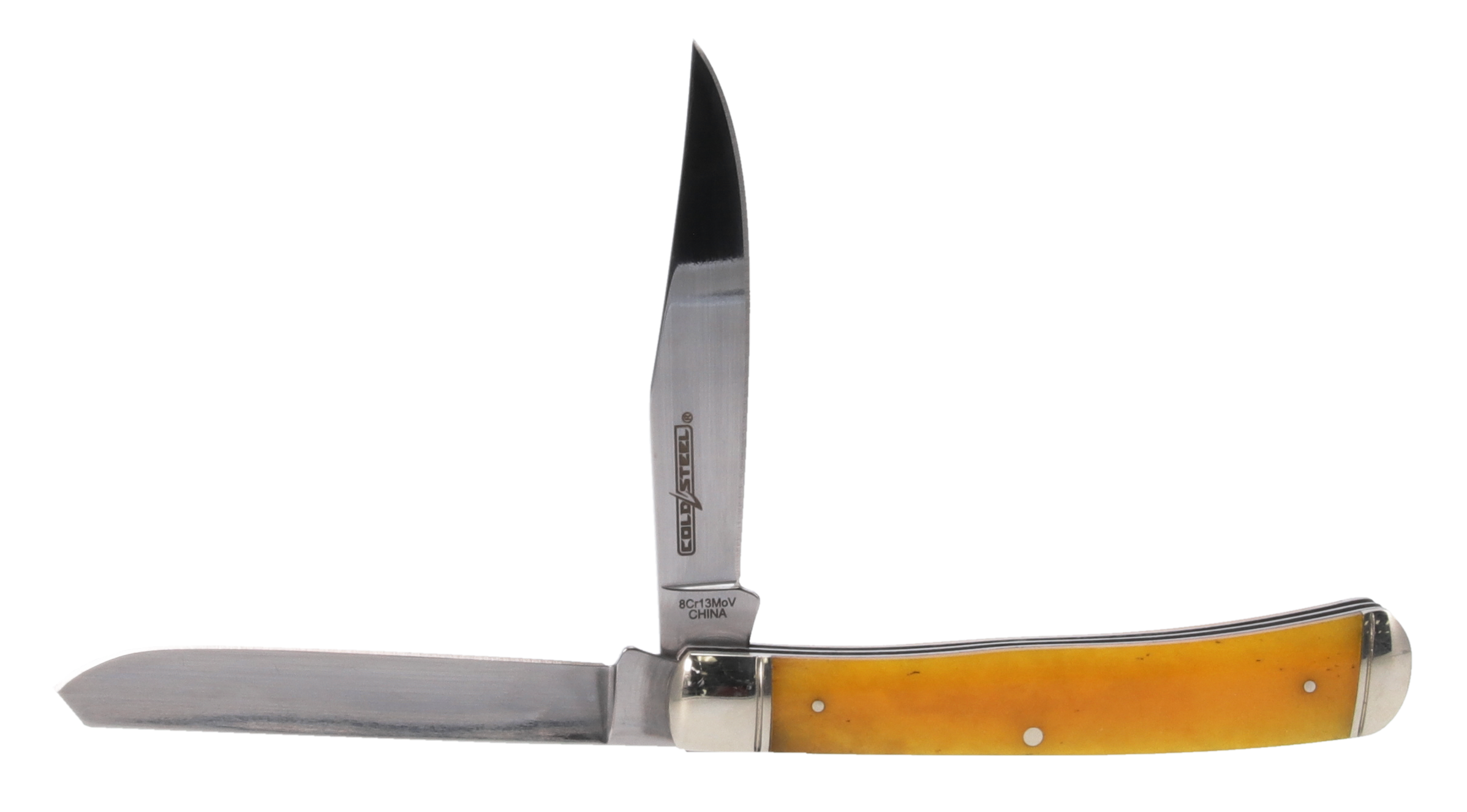 Cold Steel Trapper, Cs-fl-trpr-y Knife (2)3.3" Yel - Pocket Knives at ...