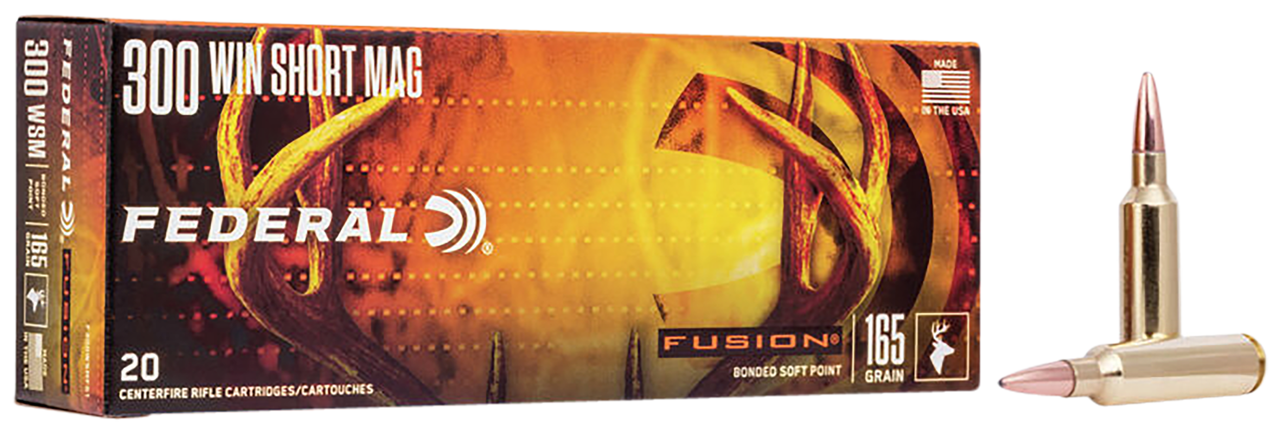 Federal Fusion, Fed F300wsmfs1 300ws 165 Fus 20-10 - Rifle Ammo at ...