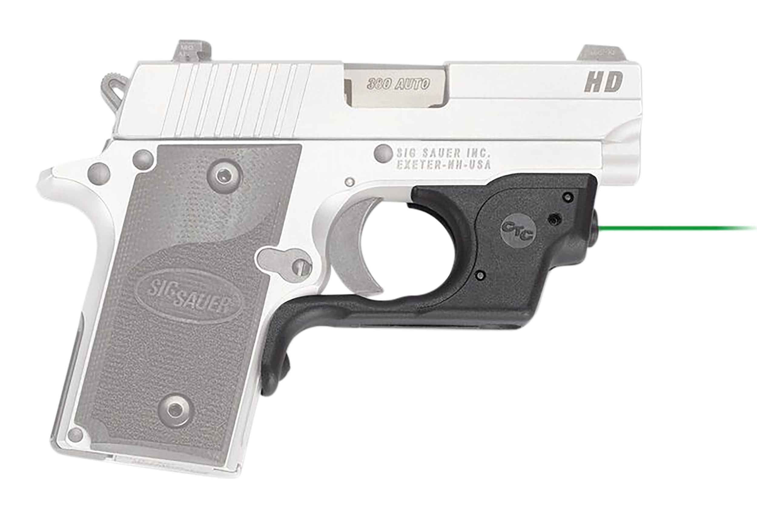 Crimson Trace Lg-492g Green Laserguard, Crim 0147501 Lg492g Sig 238-938 ...