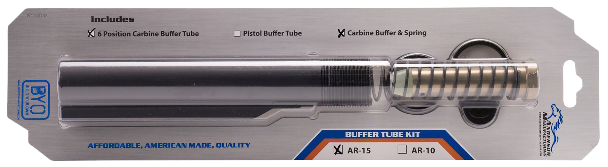 Anderson , And G2-j430-a000-0p Buffer Tube Carbine 6pos - Rifle Stocks ...