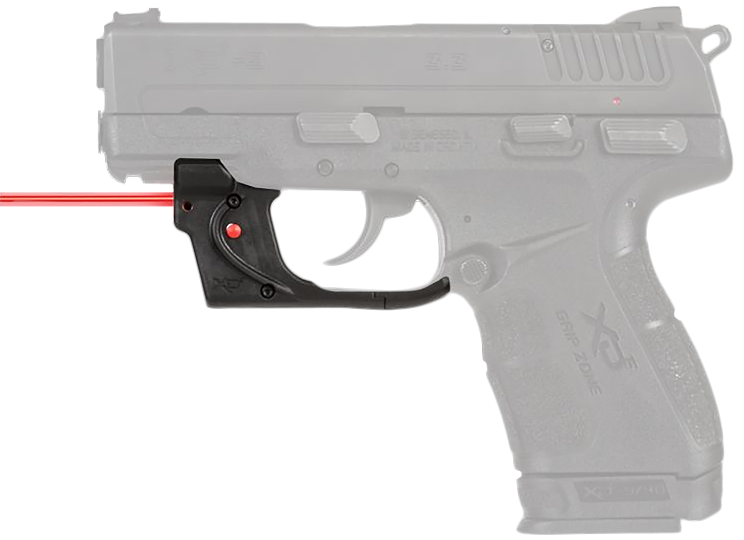Viridian Red Laser Sight For Springfield Xde, Vir 912-0018 E-series Blk ...