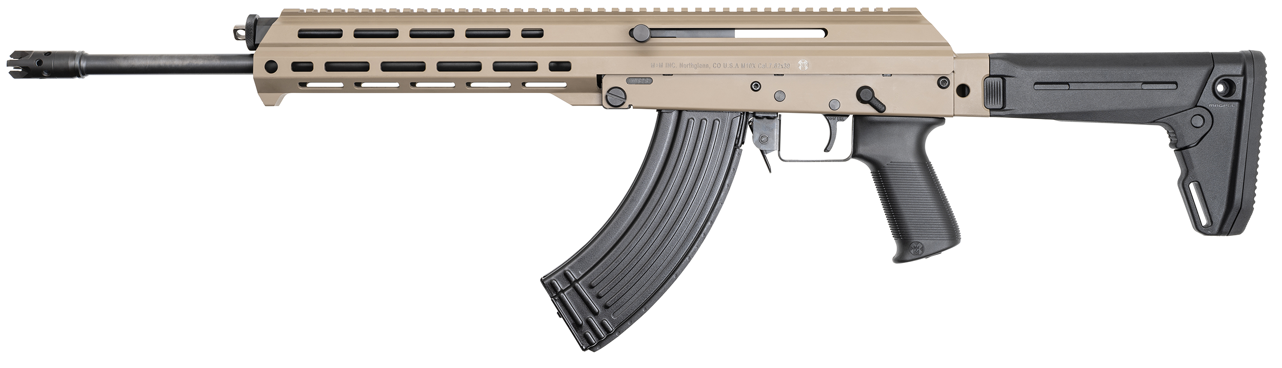 M+m Inc M10x, M10x-m-fde Rfl 762x39 Syn 16.5" 30rd - Semi Auto Rifles ...