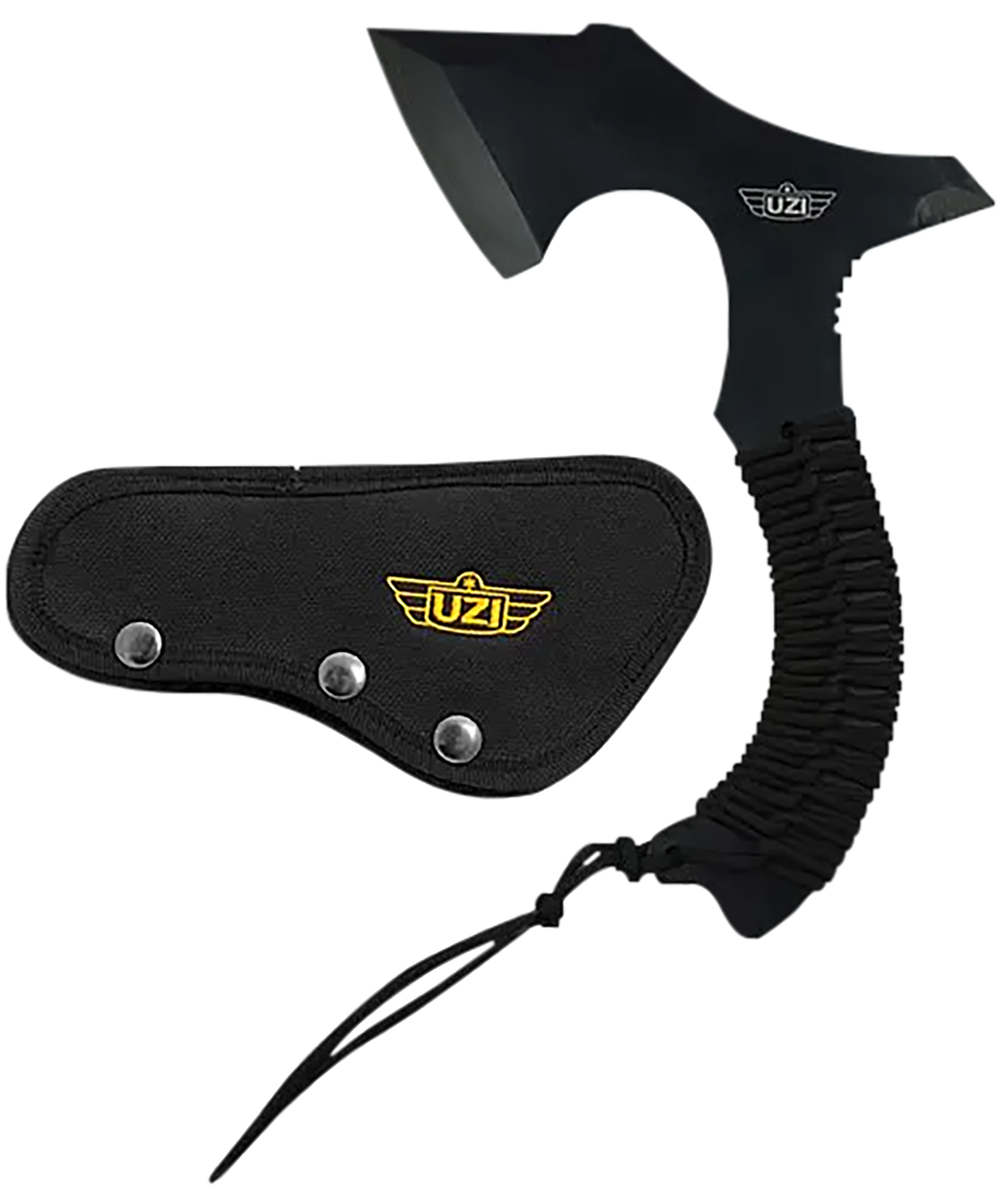 Uzi Accessories Throwing Axe, Camp Uzk-axe-5 Blk-blk - Pocket Knives at ...