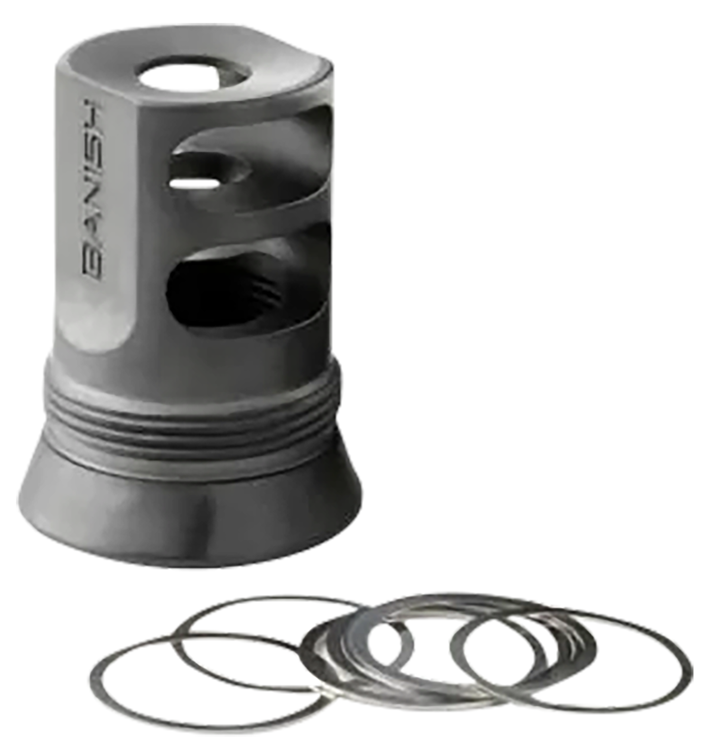 Banish(silencer Central) Muzzle Brake, Banish 4578 30 Gold 1-2x28 ...