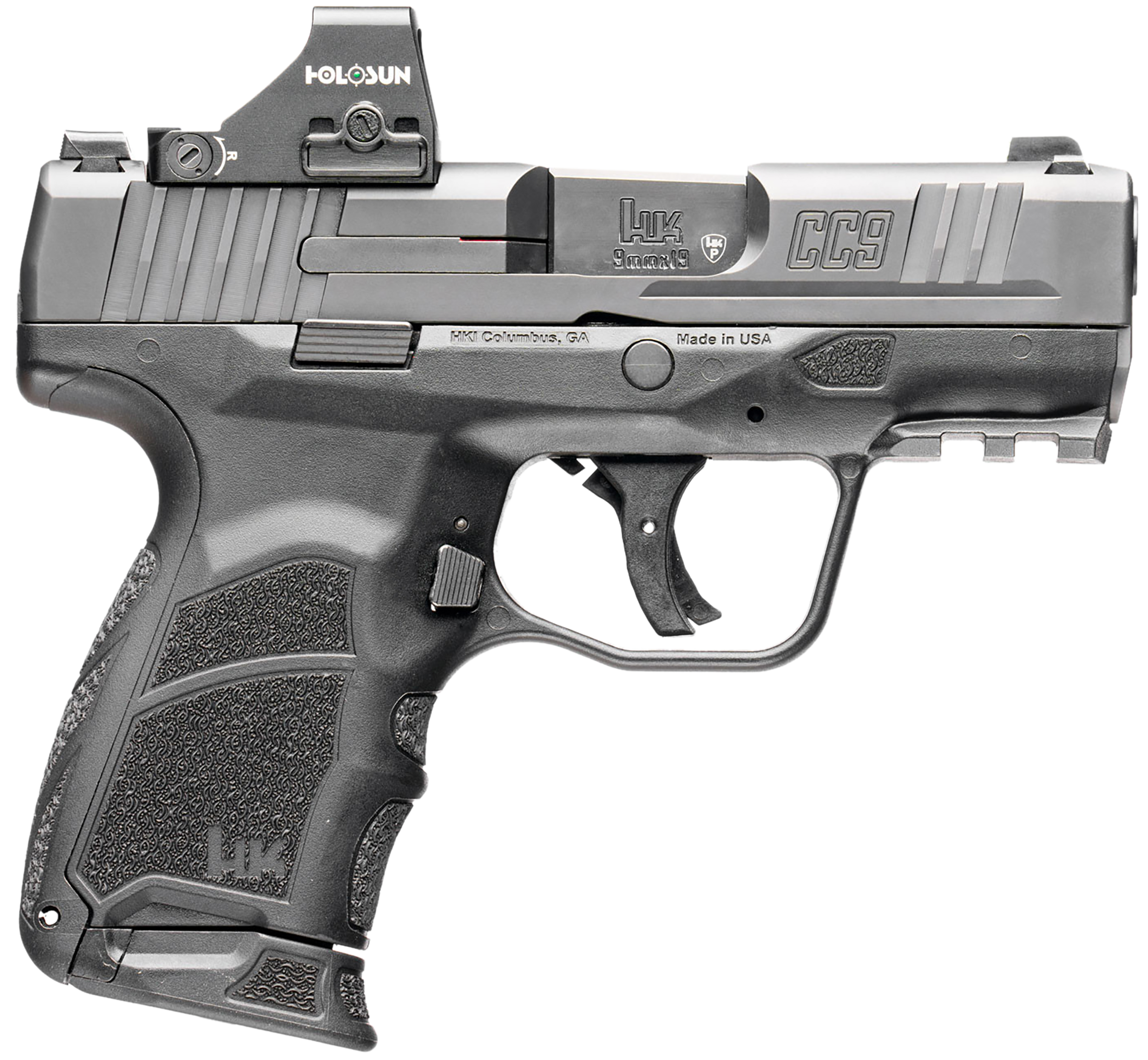 Hk Cc9, 81001132 Oe 407k 9mm 2-10r - Semi Auto Pistols at GunBroker.com ...