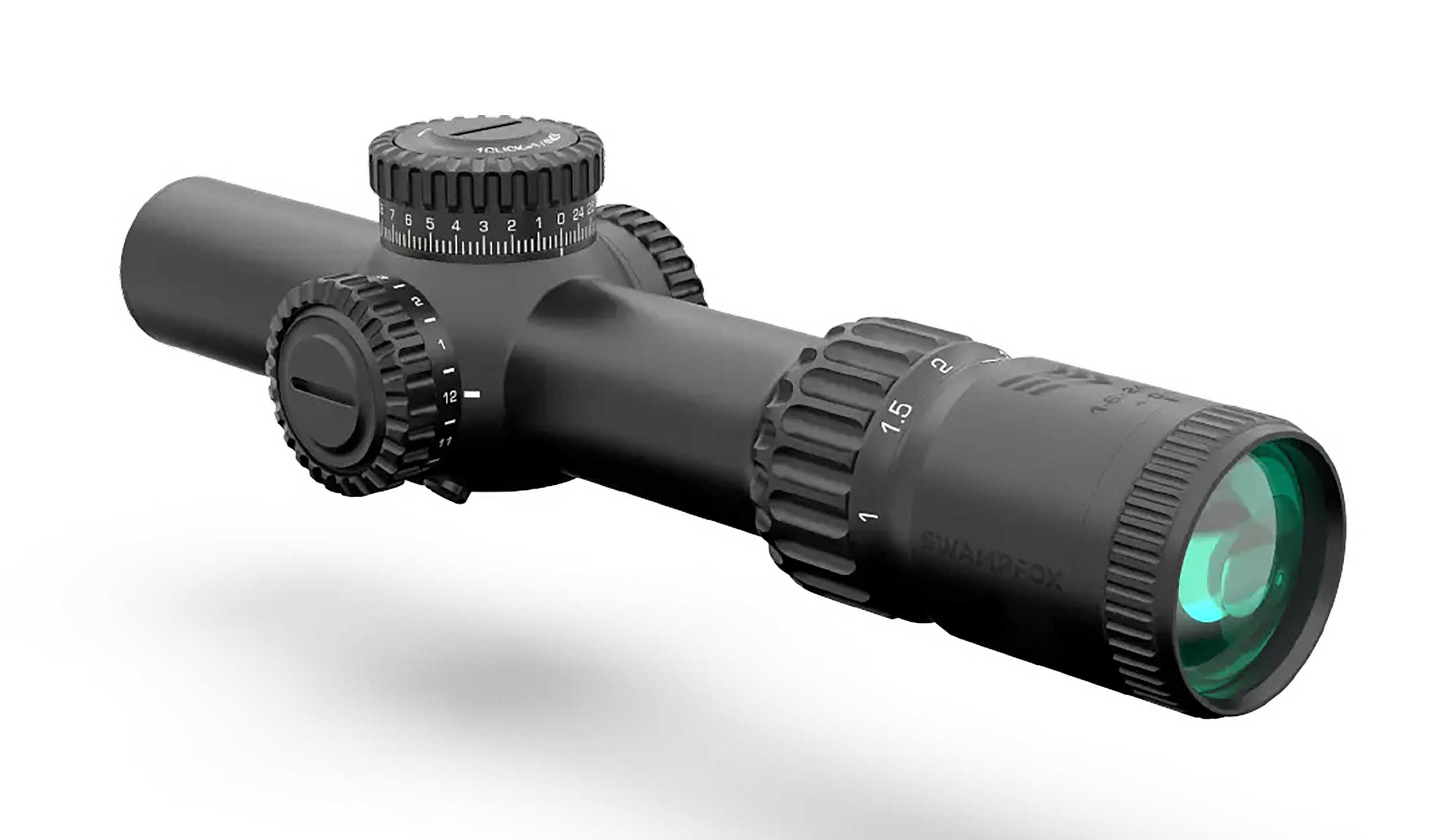 Swampfox Optics Warhorse, War16241-rl 1-6x24 Ffp Red - Gun Scopes at ...